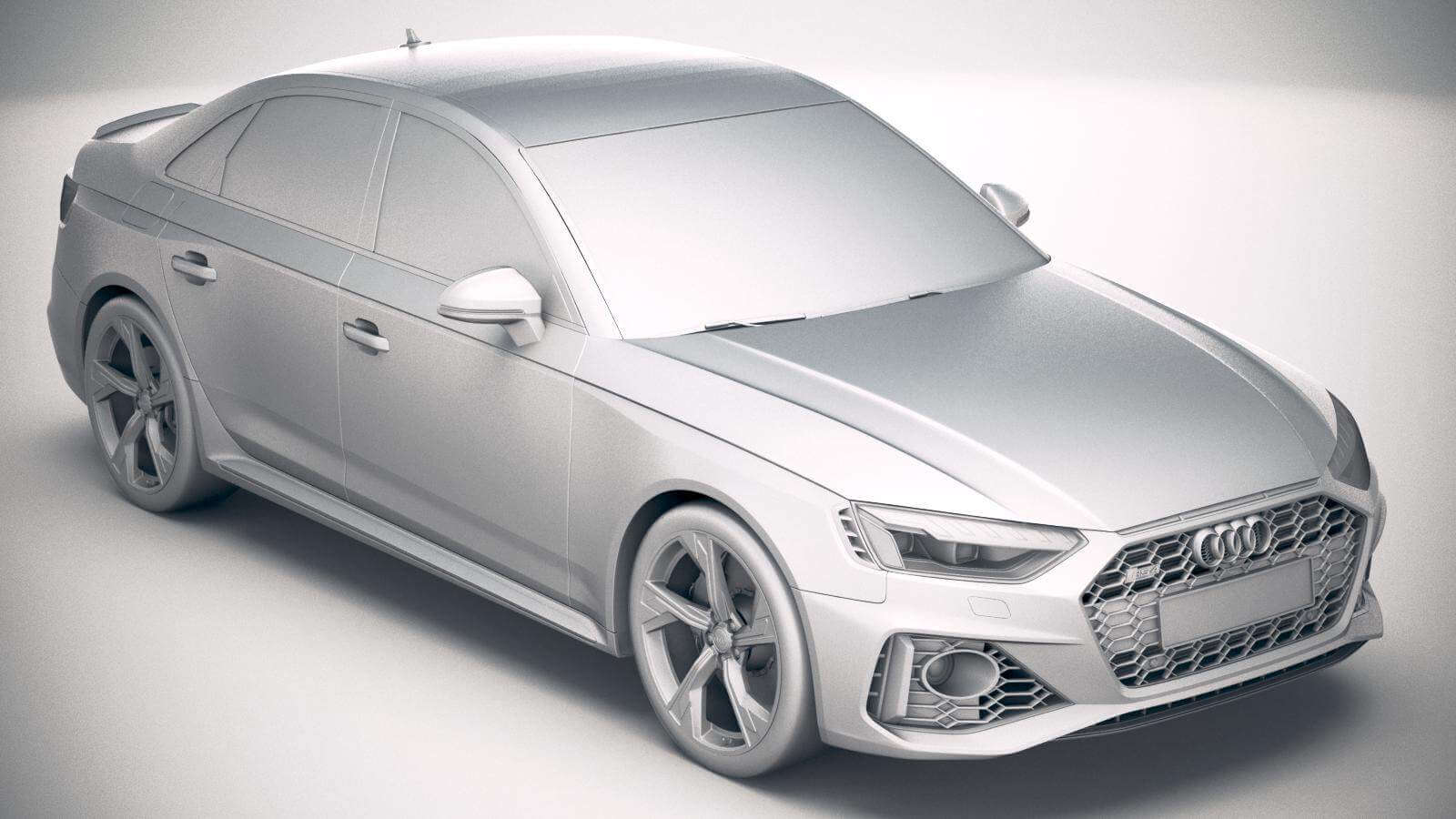 Audi RS4 Sedan 2020 - 3D Model by SQUIR