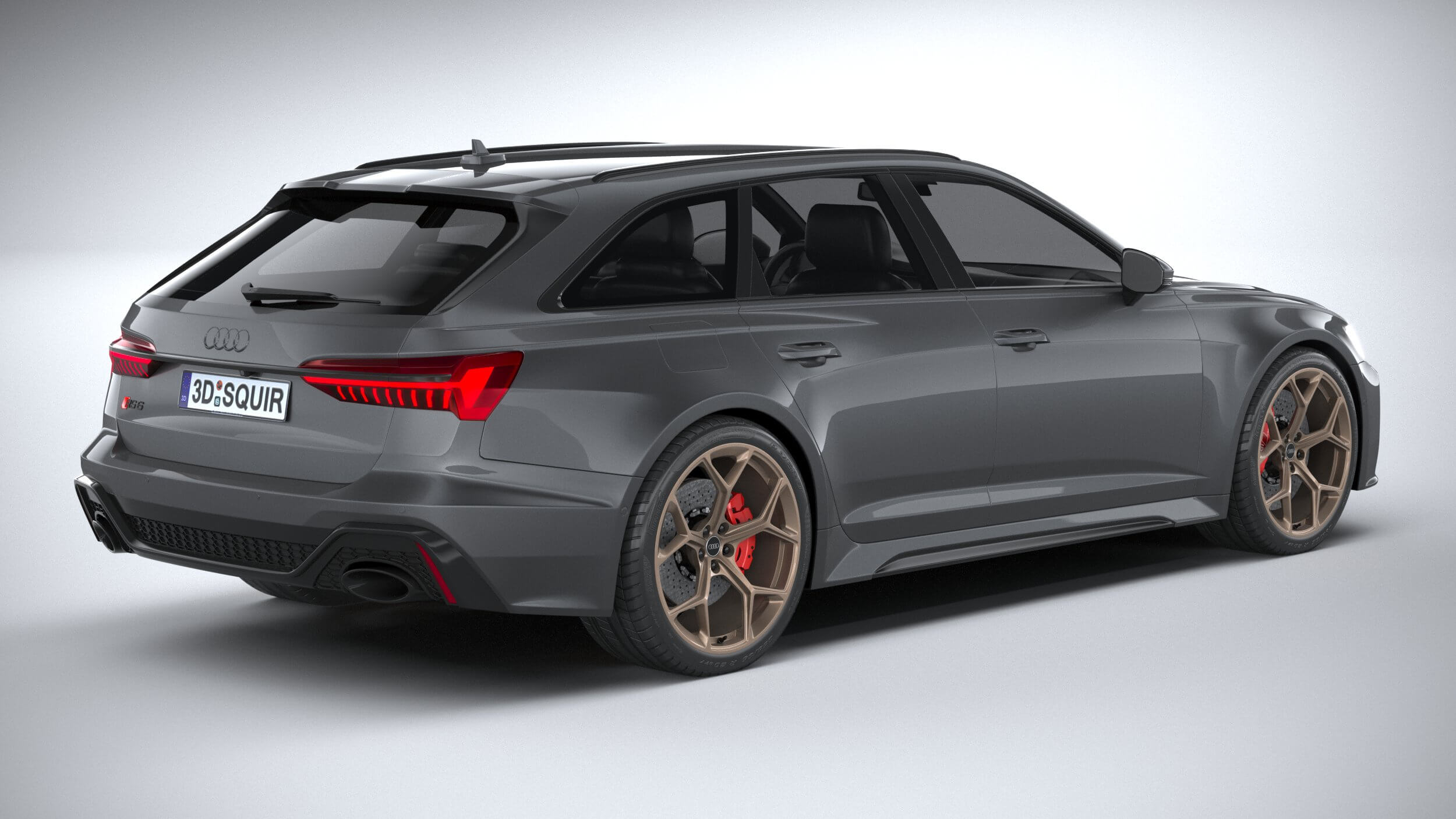 Audi RS6 Avant 2024 - 3D Model by SQUIR