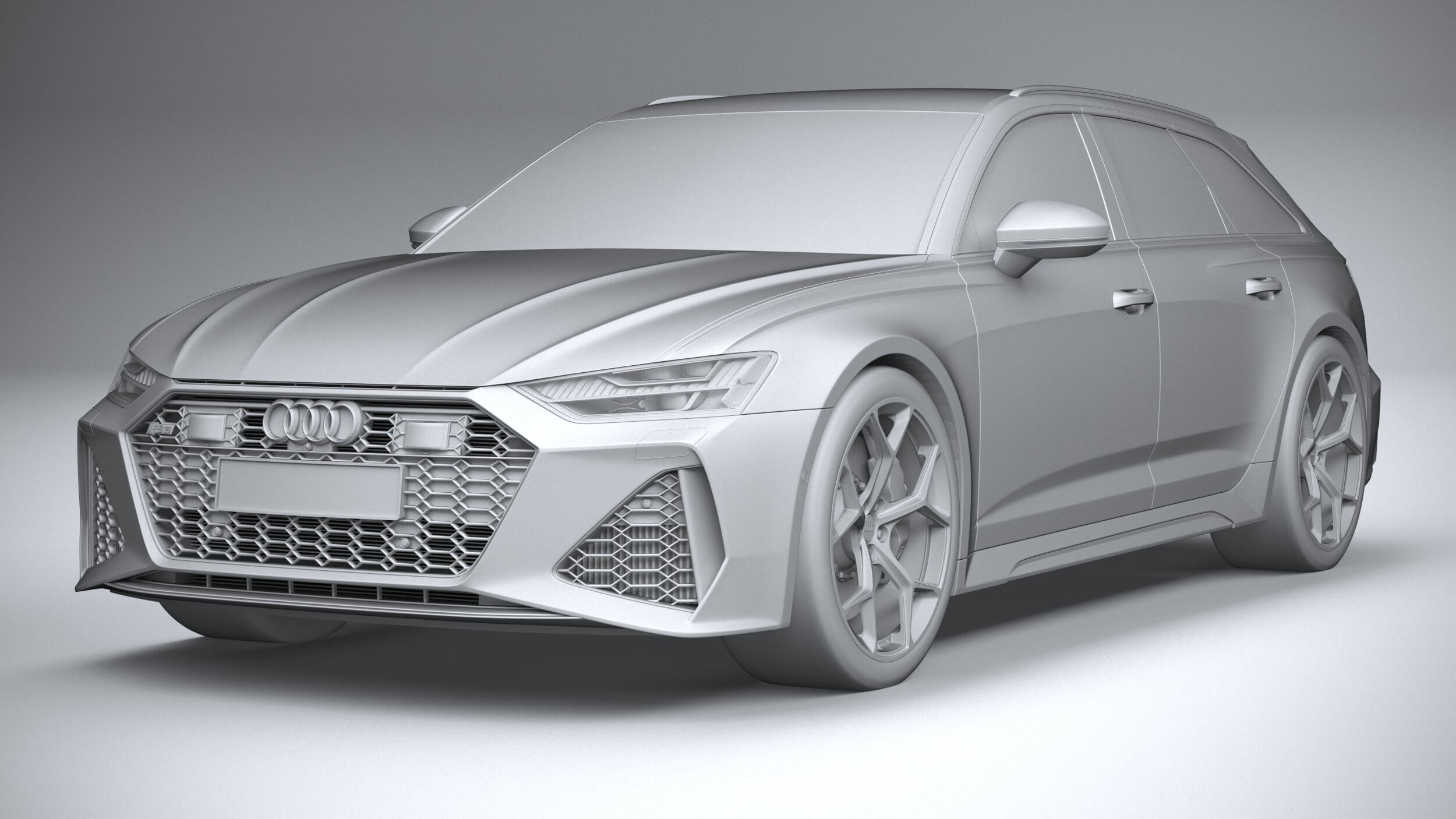 Audi RS6 Avant 2024 - 3D Model by SQUIR