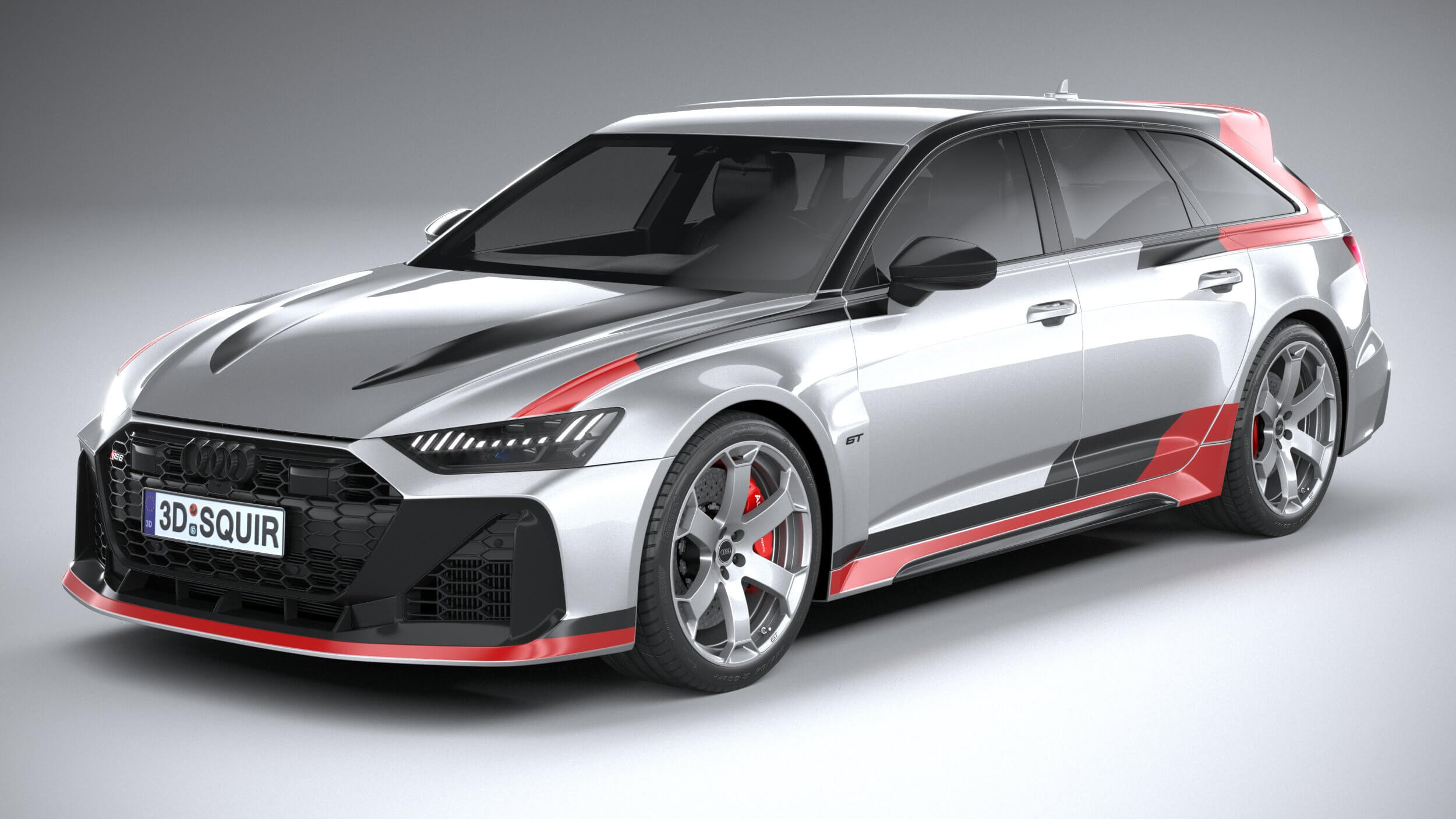 Audi RS6 Avant GT 2024 - 3D Model by SQUIR