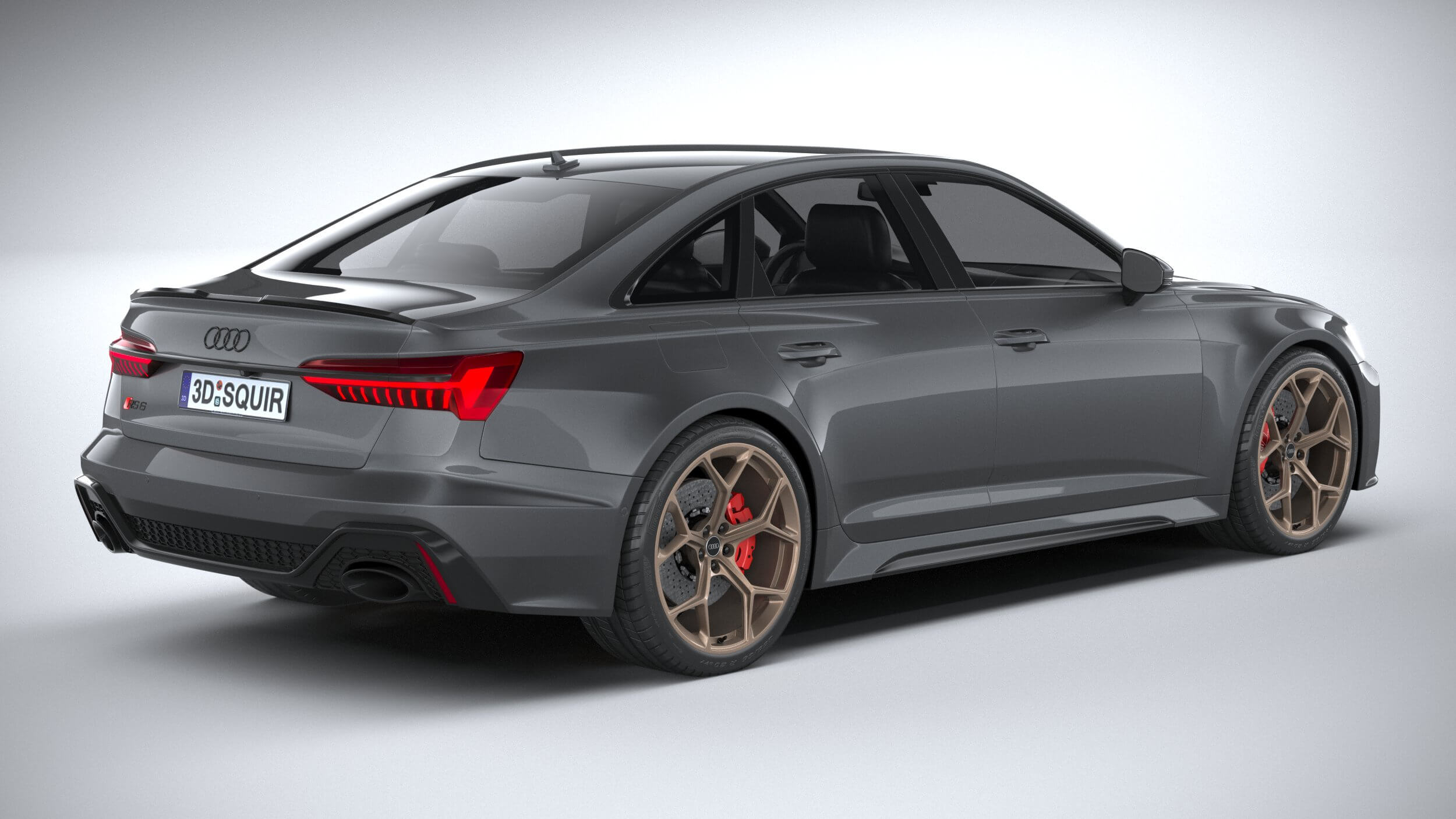 Audi RS6 Sedan 2024 - 3D Model by SQUIR