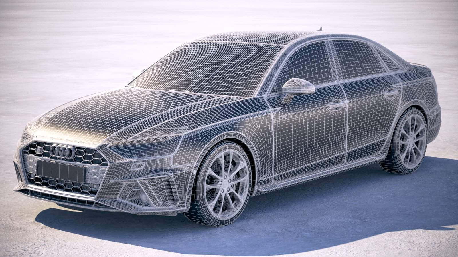 Audi S4 Sedan 2020 - 3D Model by SQUIR