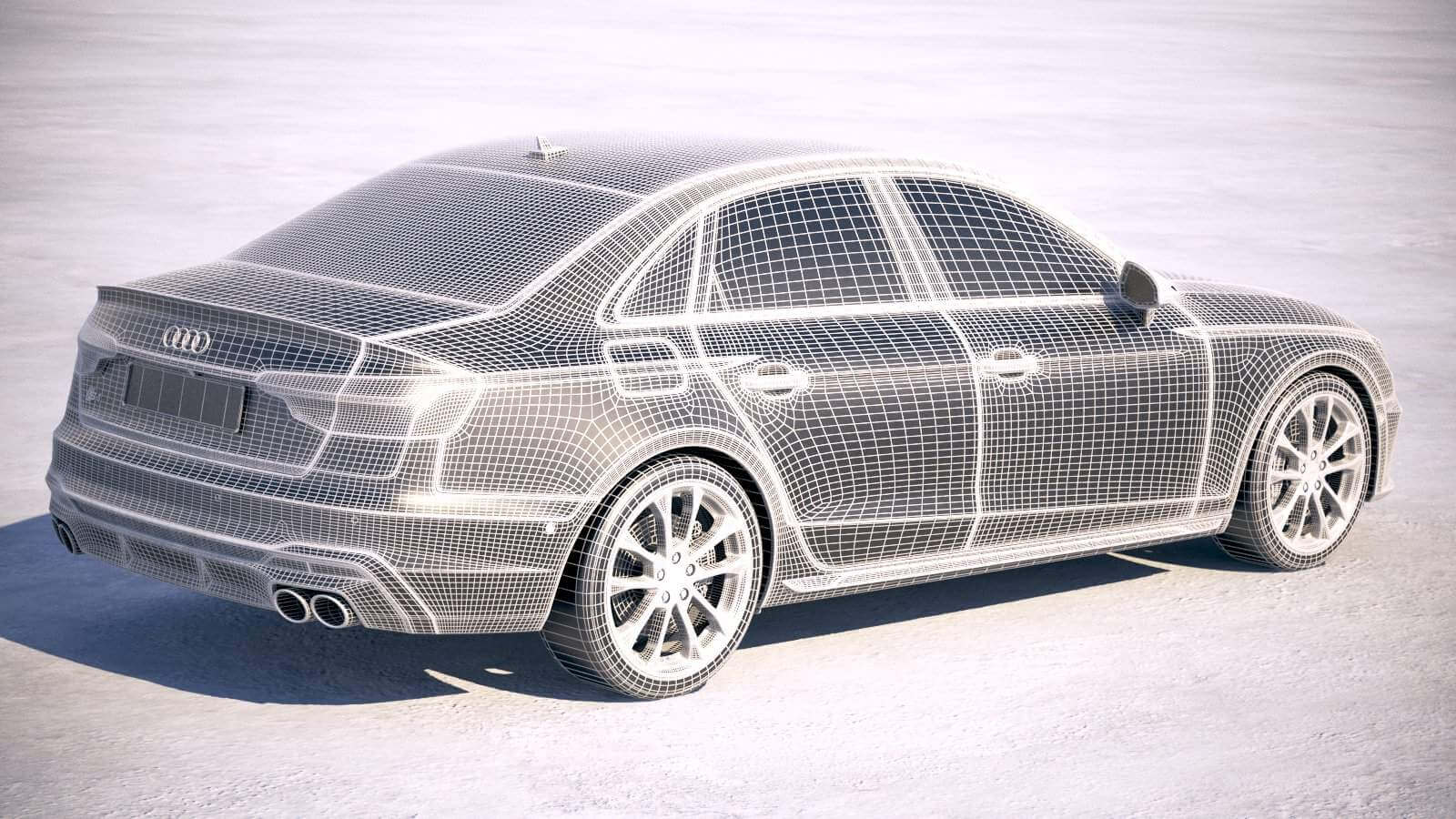 Audi S4 Sedan 2020 - 3D Model by SQUIR