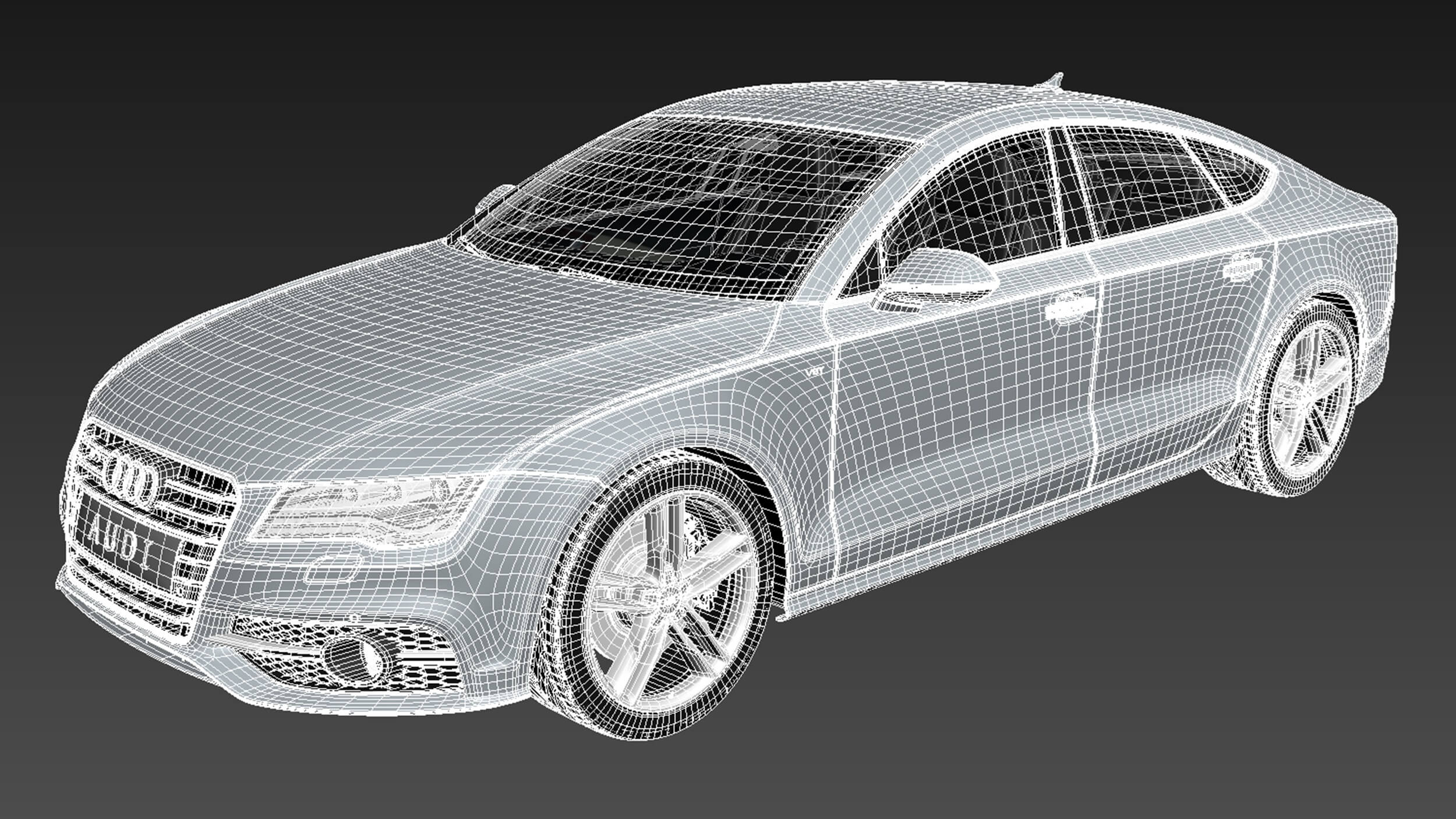 Audi S7 2013 - 3D Model by SQUIR
