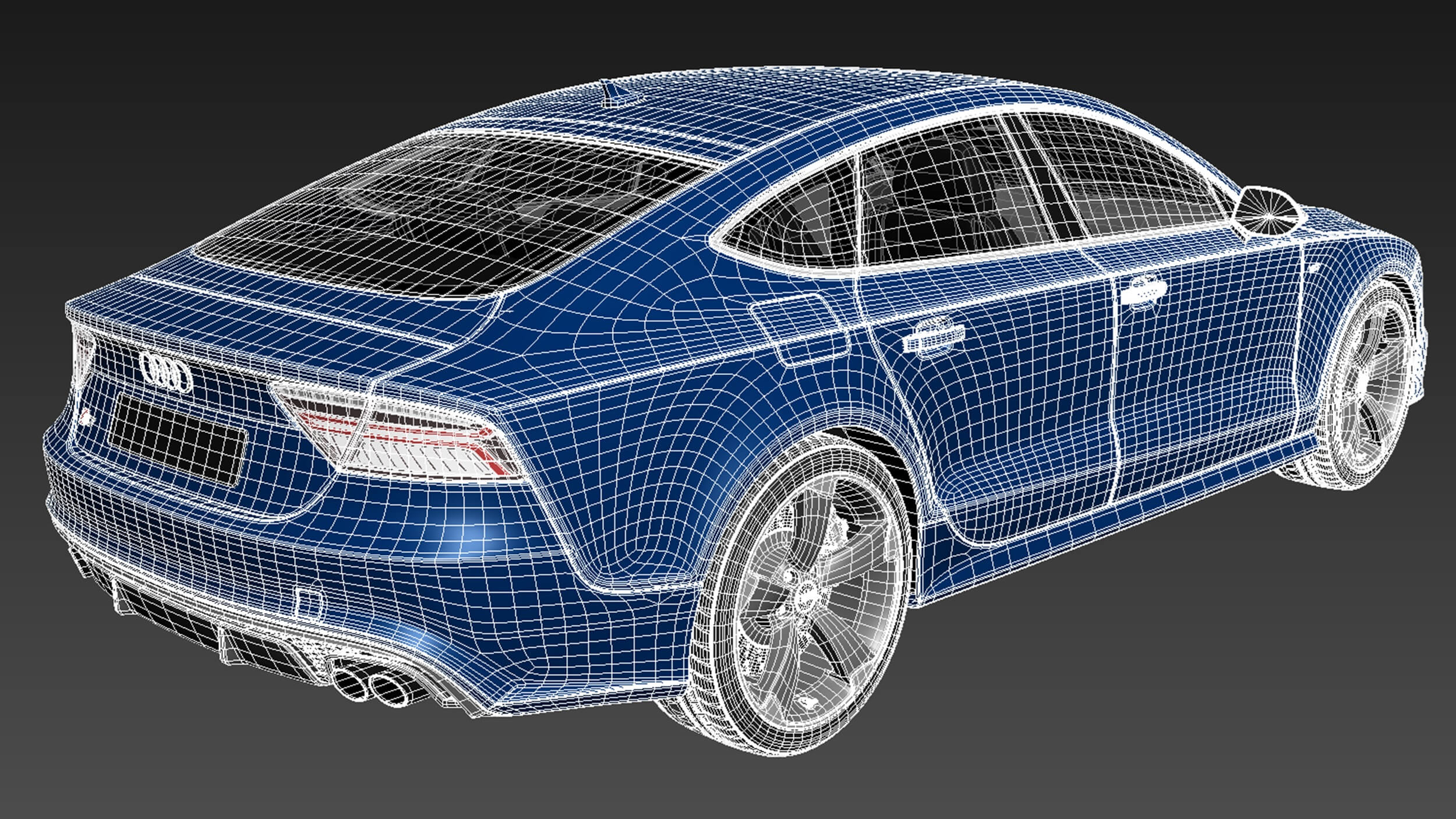 Audi S7 Sportback 2015 - 3D Model by SQUIR