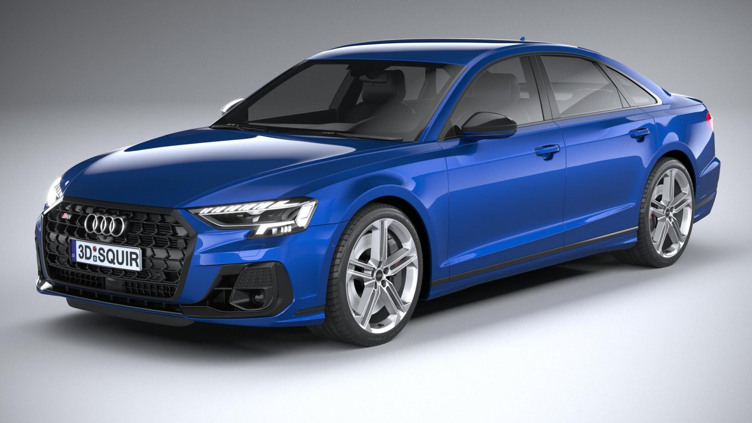 Audi S8 2022 - 3D Model by SQUIR