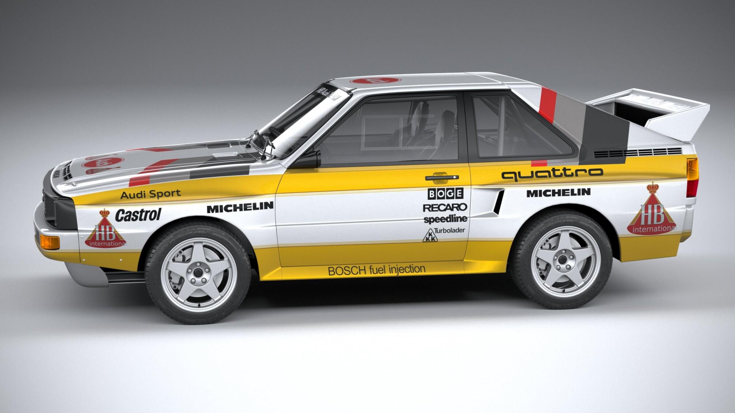 Audi Sport Quattro Rally 1985 - 3D Model by SQUIR