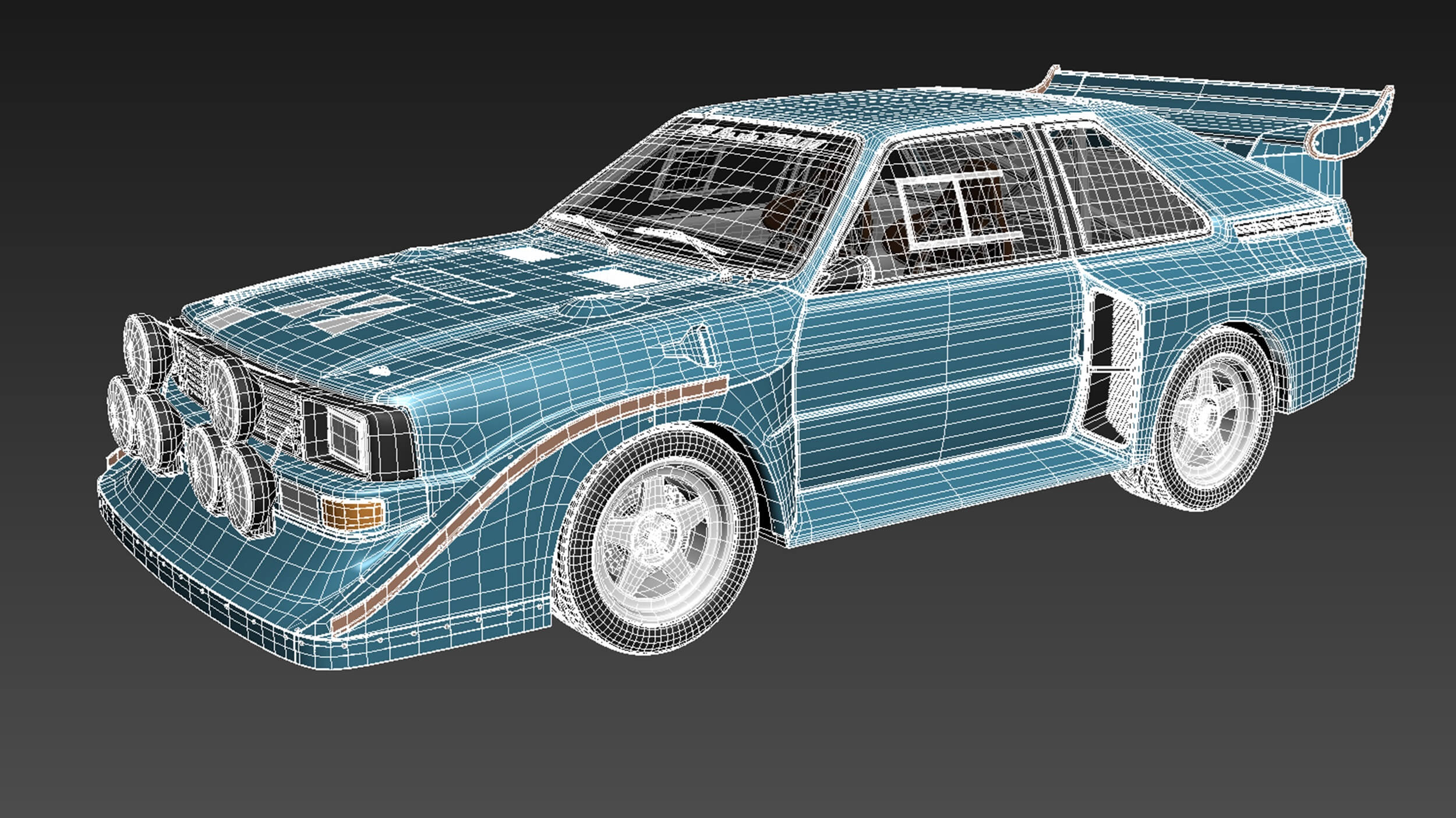 Audi Sport Quattro S1 E2 - 3D Model by SQUIR