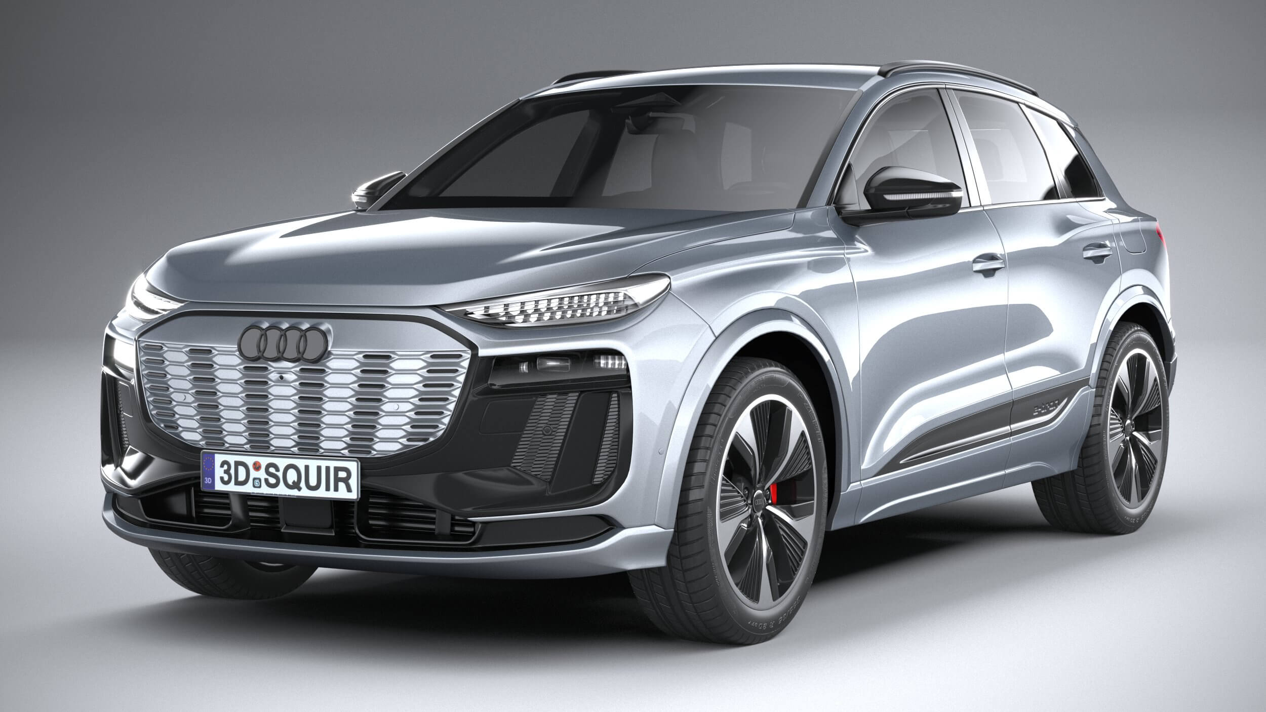 Audi SQ6 E-Tron 2025 3D Model by SQUIR
