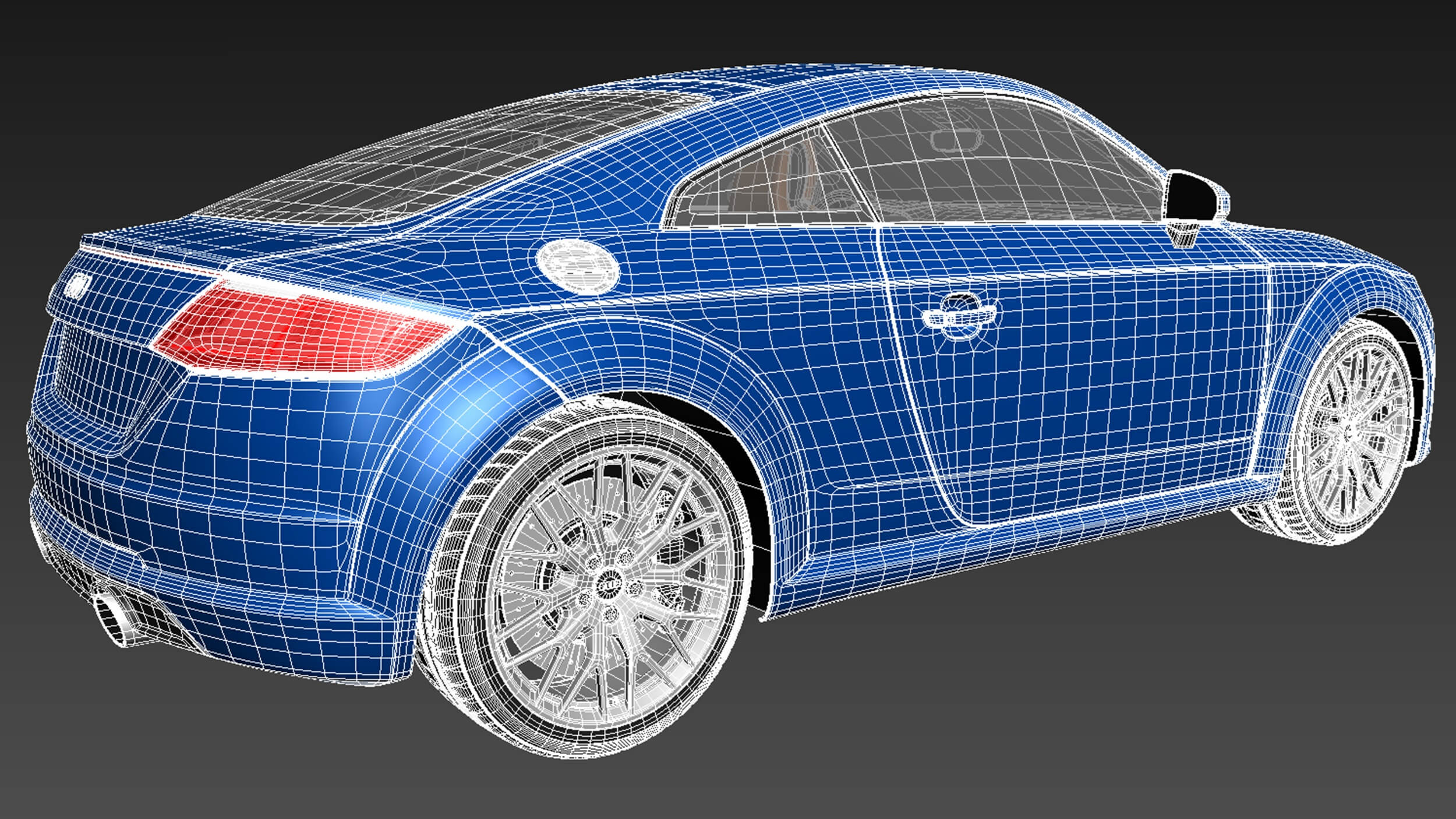 Audi TT 2014 - 3D Model by SQUIR