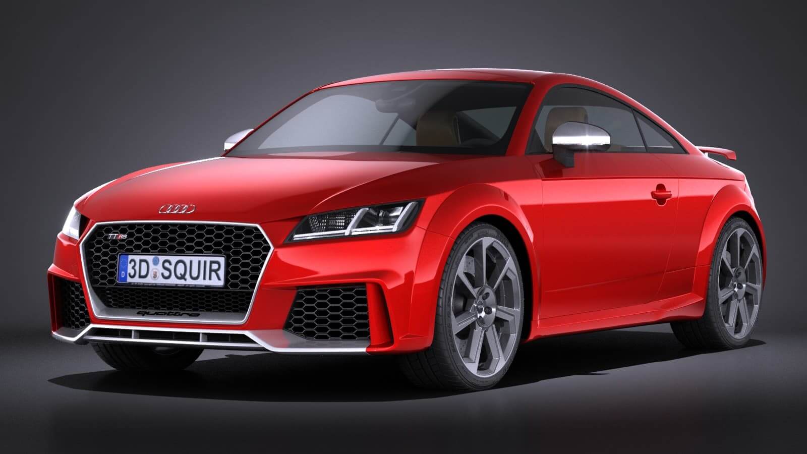 Audi TT RS 2017 - 3D Model by SQUIR