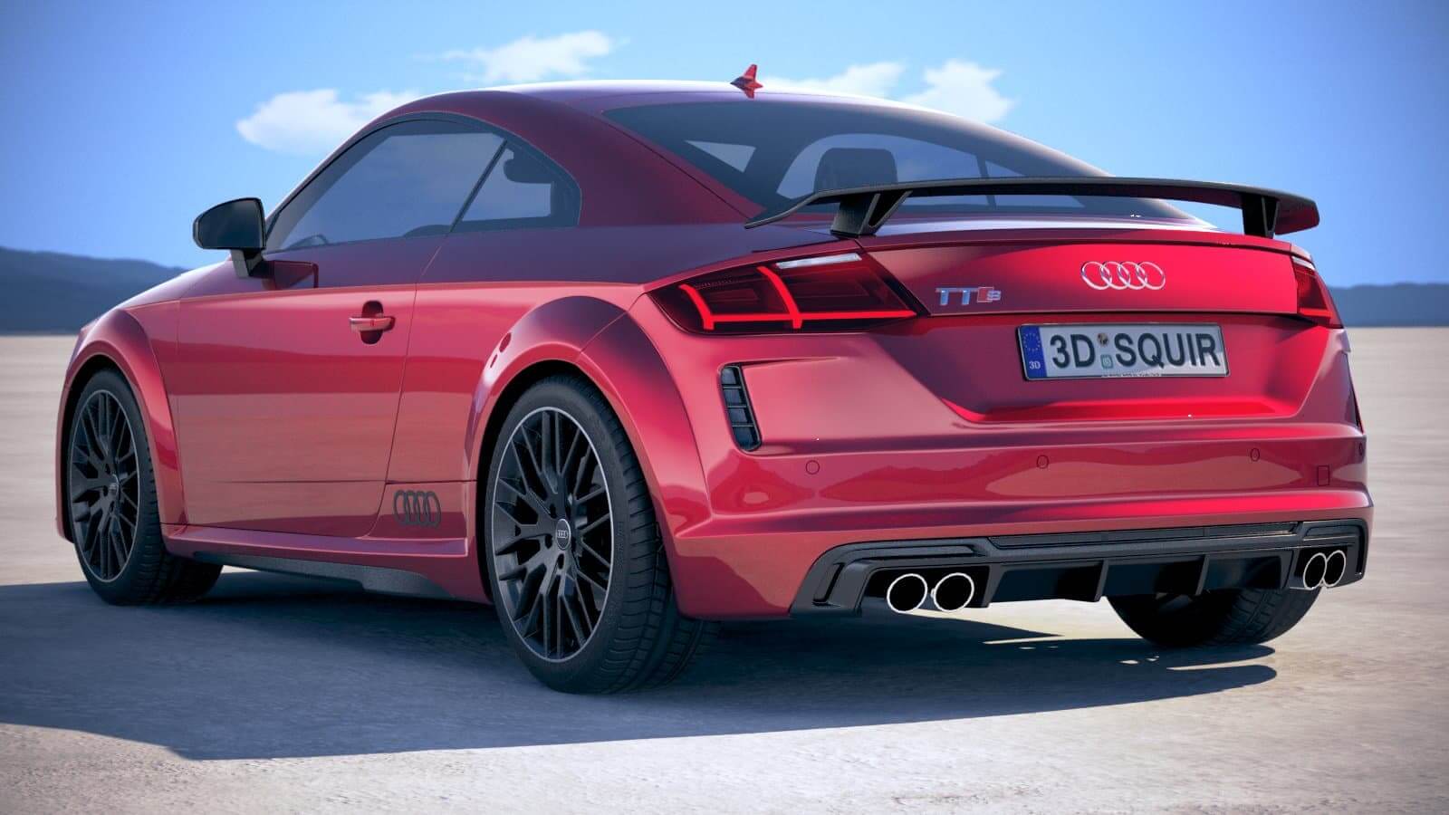 Audi TTS 2018 - 3D Model by SQUIR