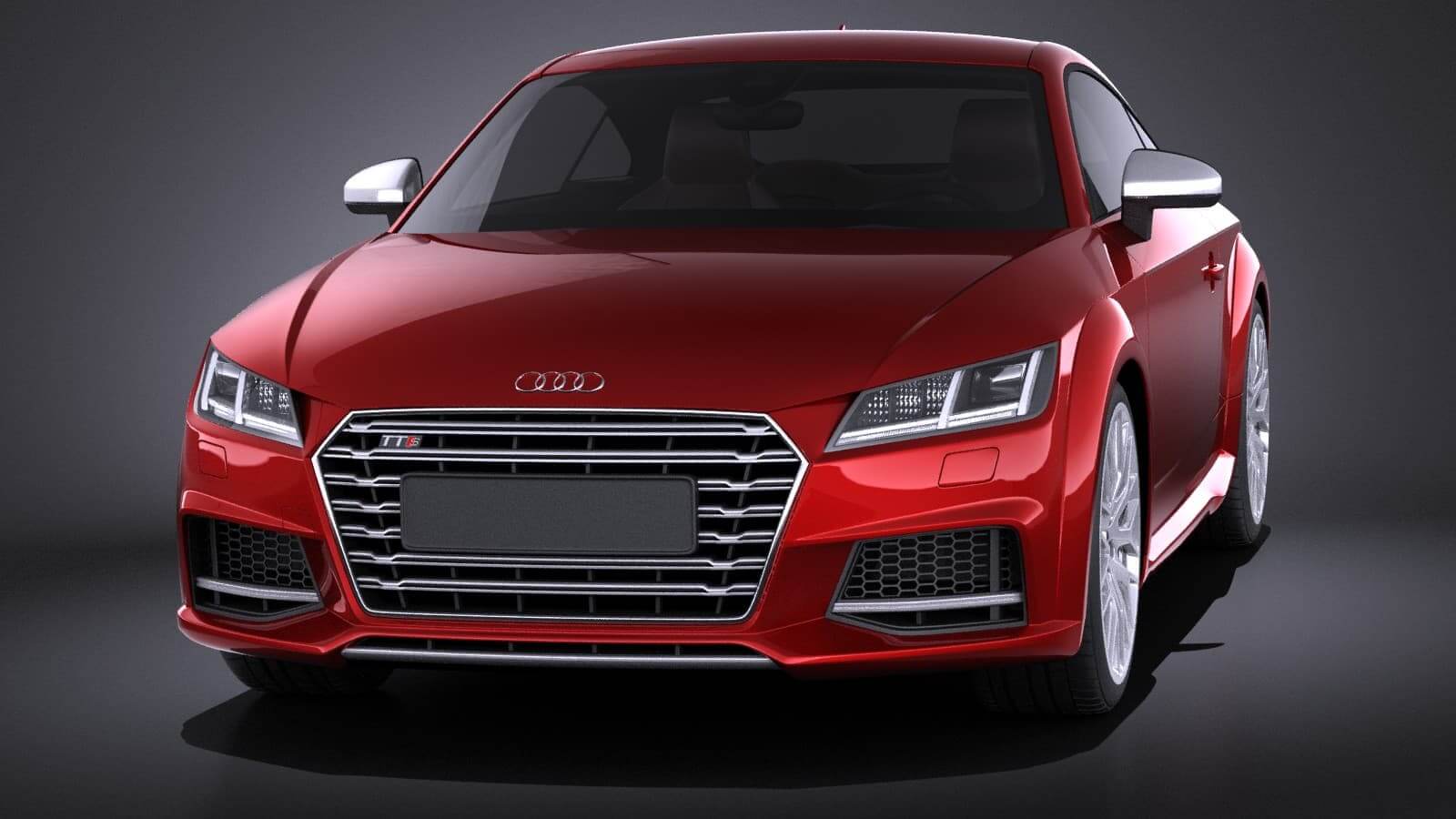 Audi TTS Coupe 2015 (V-Ray) 3D Model by SQUIR