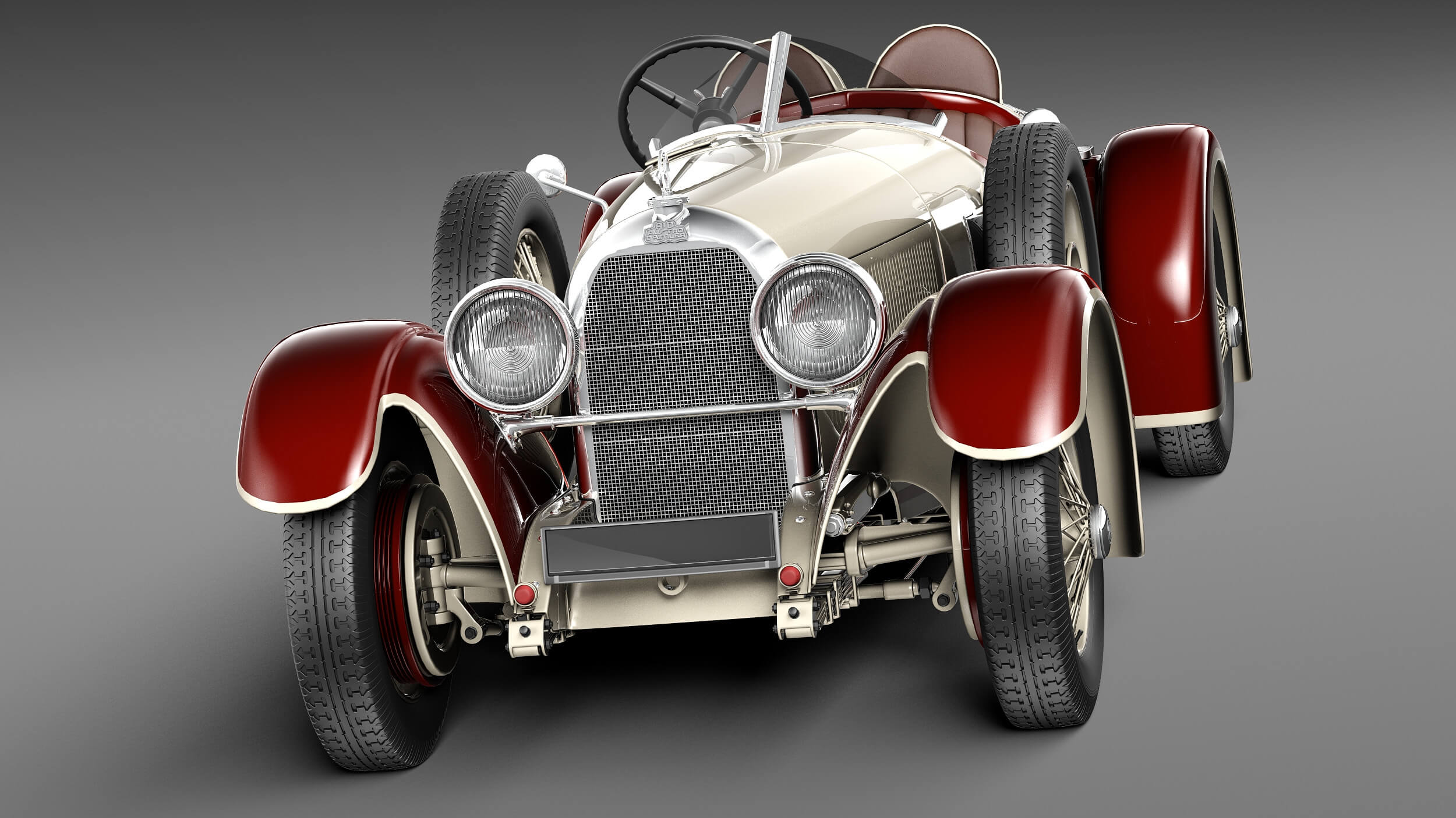 Austro Daimler 1929 - 3D Model by SQUIR