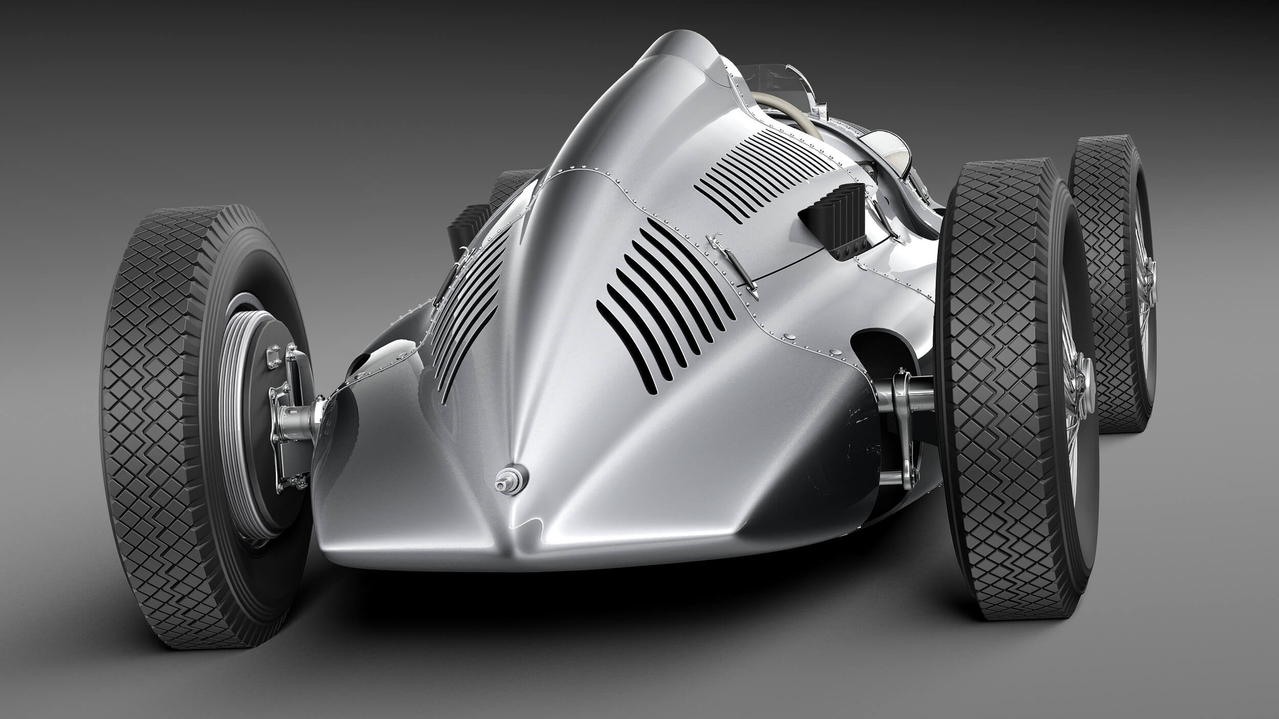 Auto Union Type D 1938 - 3D Model by SQUIR