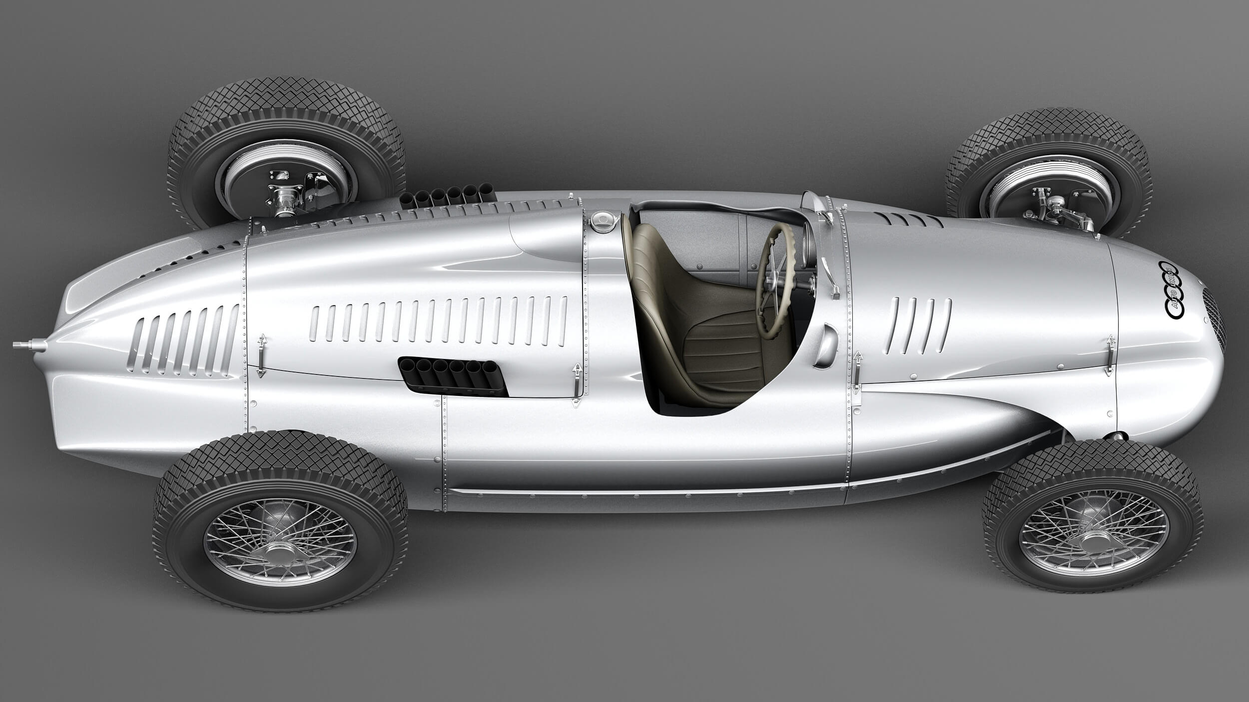Auto Union Type D 1938 - 3D Model by SQUIR