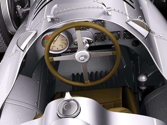 Auto Union Type D 1938 - 3D Model by SQUIR