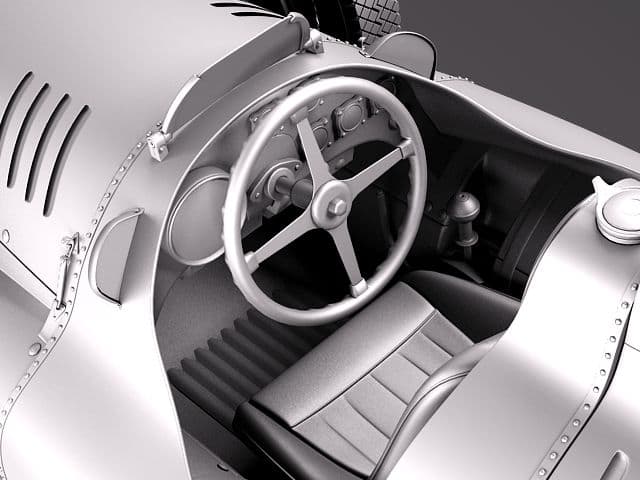 Auto Union Type D 1938 - 3D Model by SQUIR