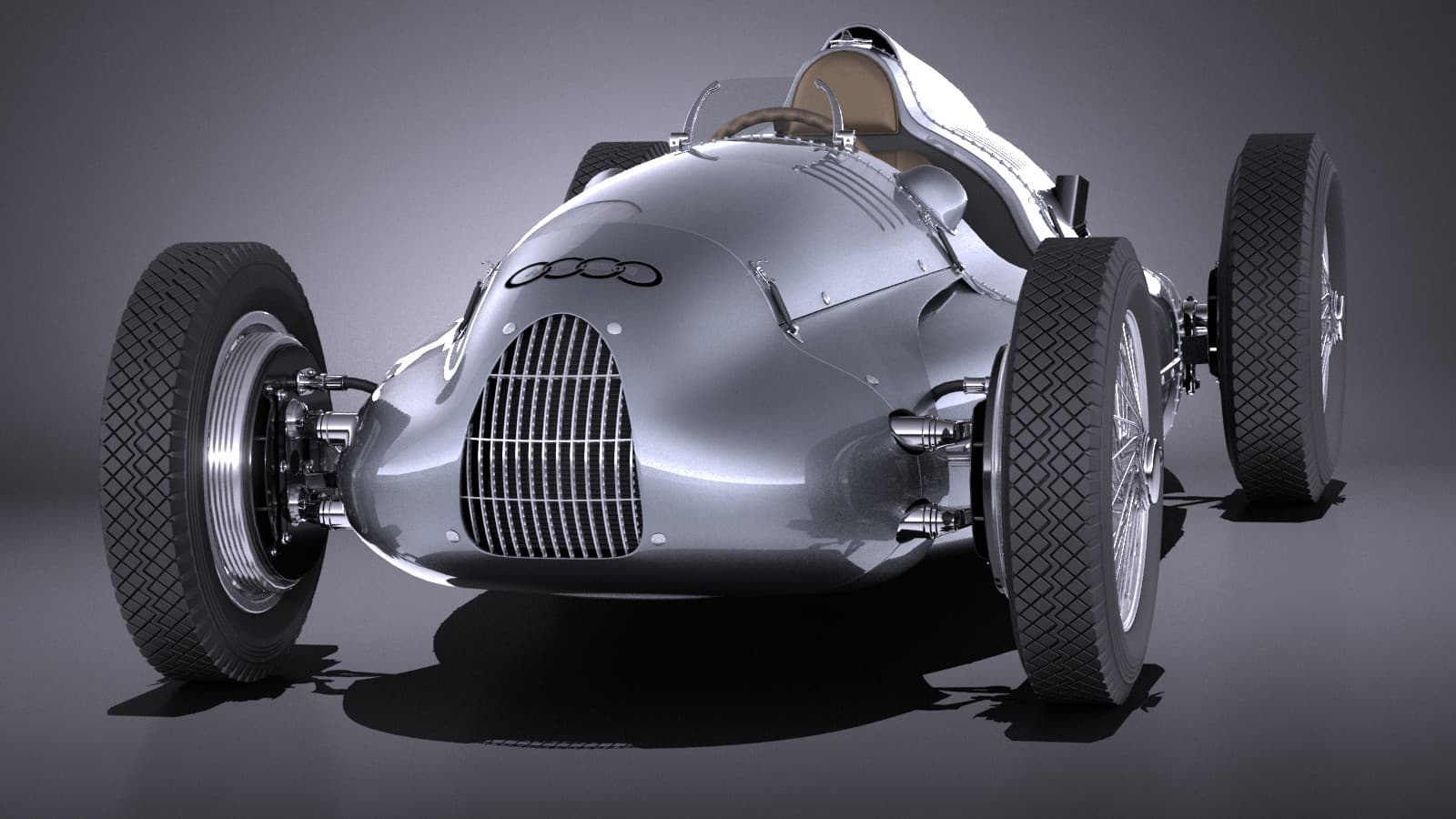 Auto Union Type D 1938 - 3D Model by SQUIR