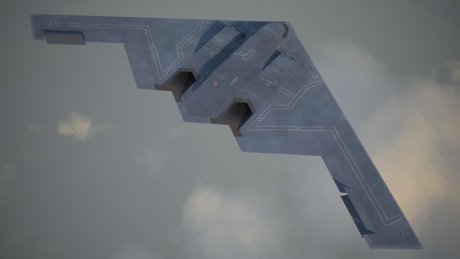 B2 Spirit Bomber - 3D Model by SQUIR