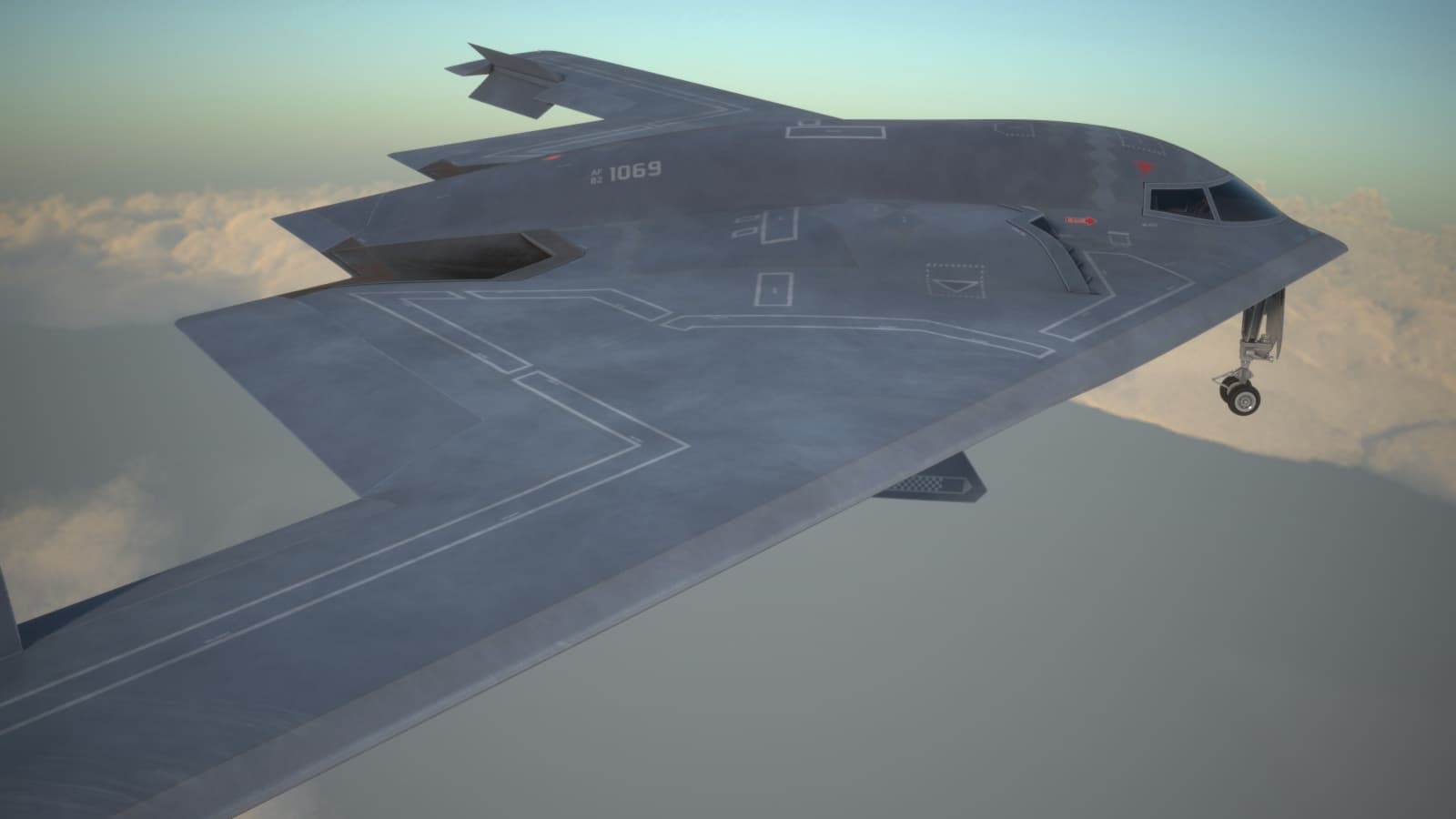 B2 Spirit Bomber - 3D Model by SQUIR