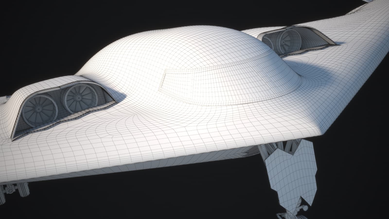 B2 Spirit Bomber - 3D Model by SQUIR
