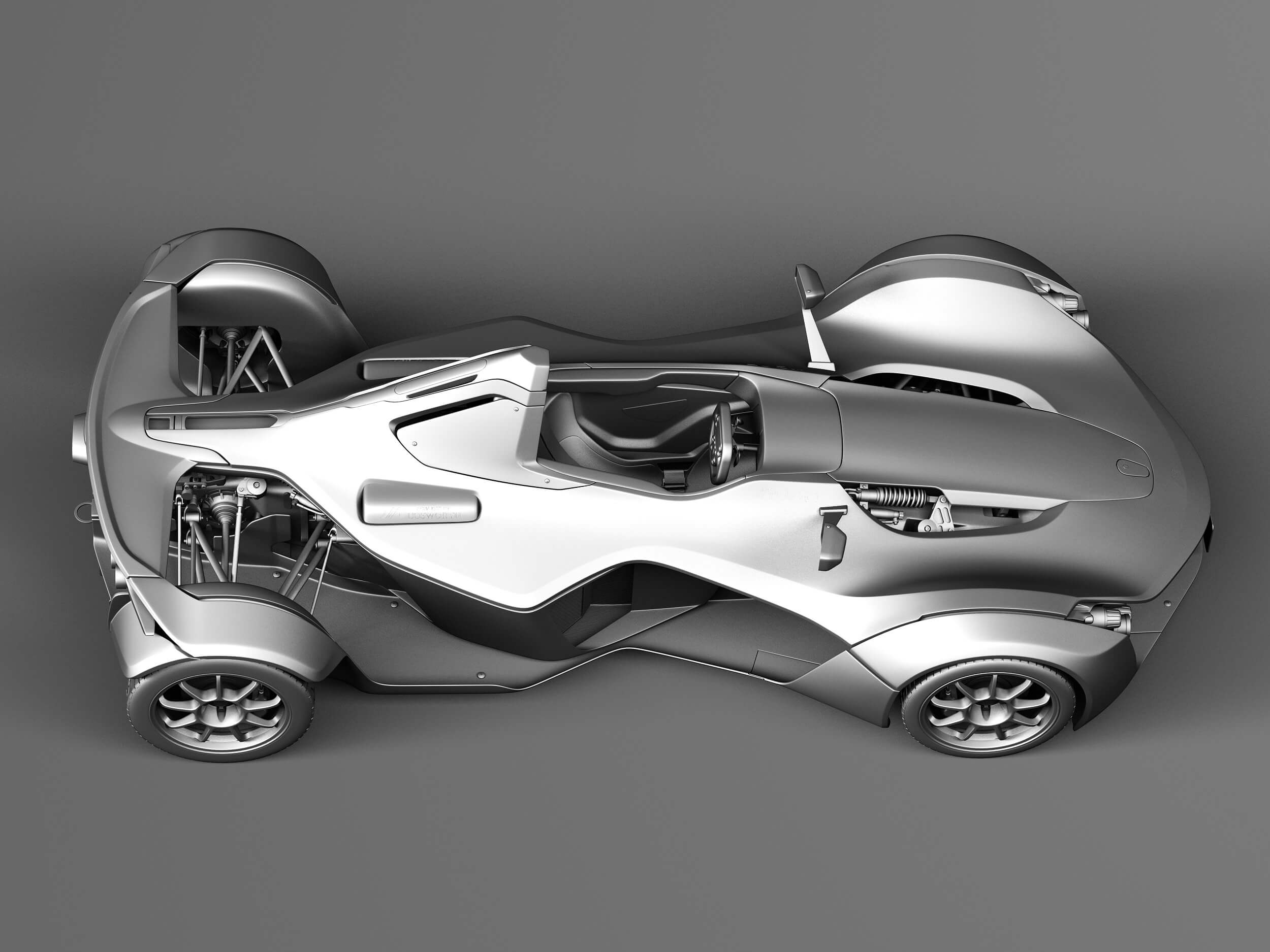 BAC Mono 2014 - 3D Model by SQUIR
