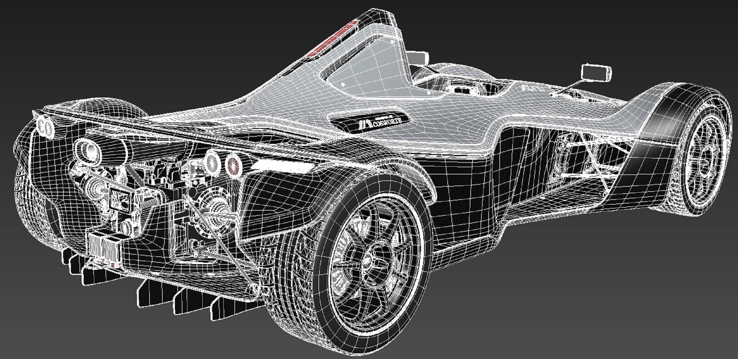 BAC Mono 2014 - 3D Model by SQUIR