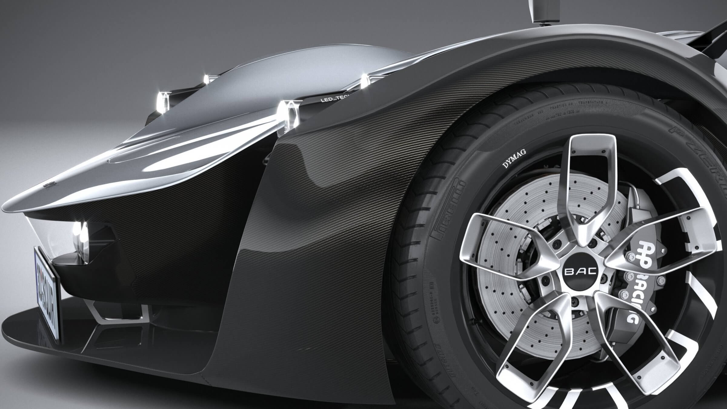 BAC Mono 2020 - 3D Model by SQUIR