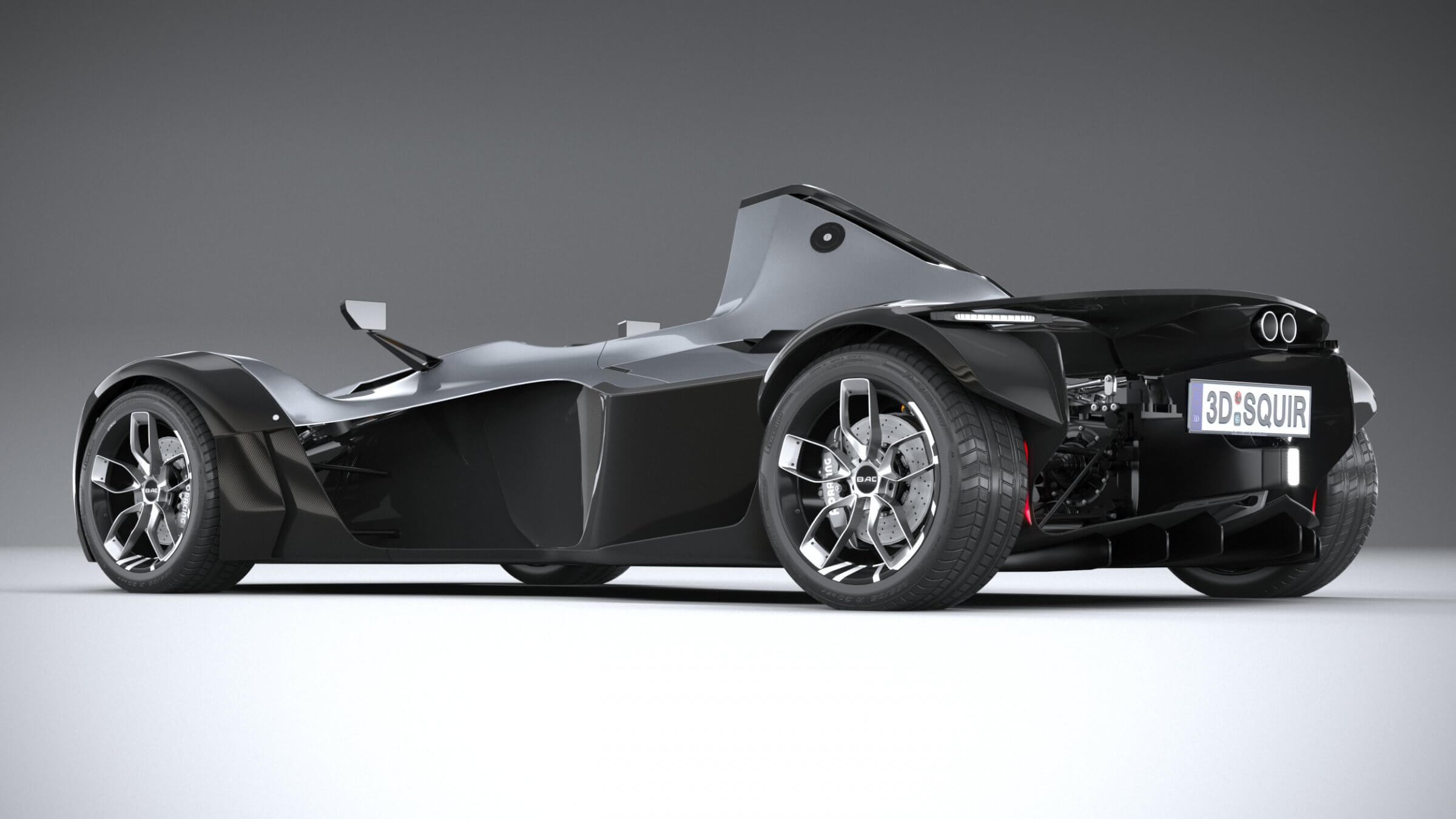 BAC Mono 2020 - 3D Model by SQUIR