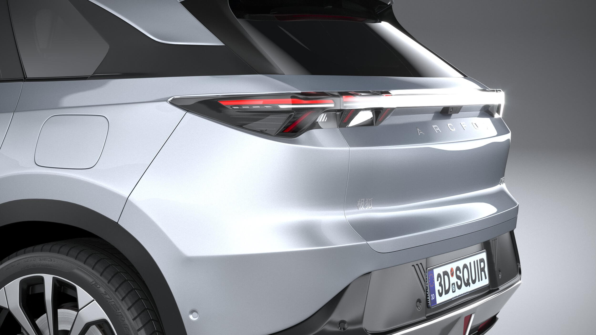 Baic Arcfox Alpha T5 2024 - 3D Model by SQUIR