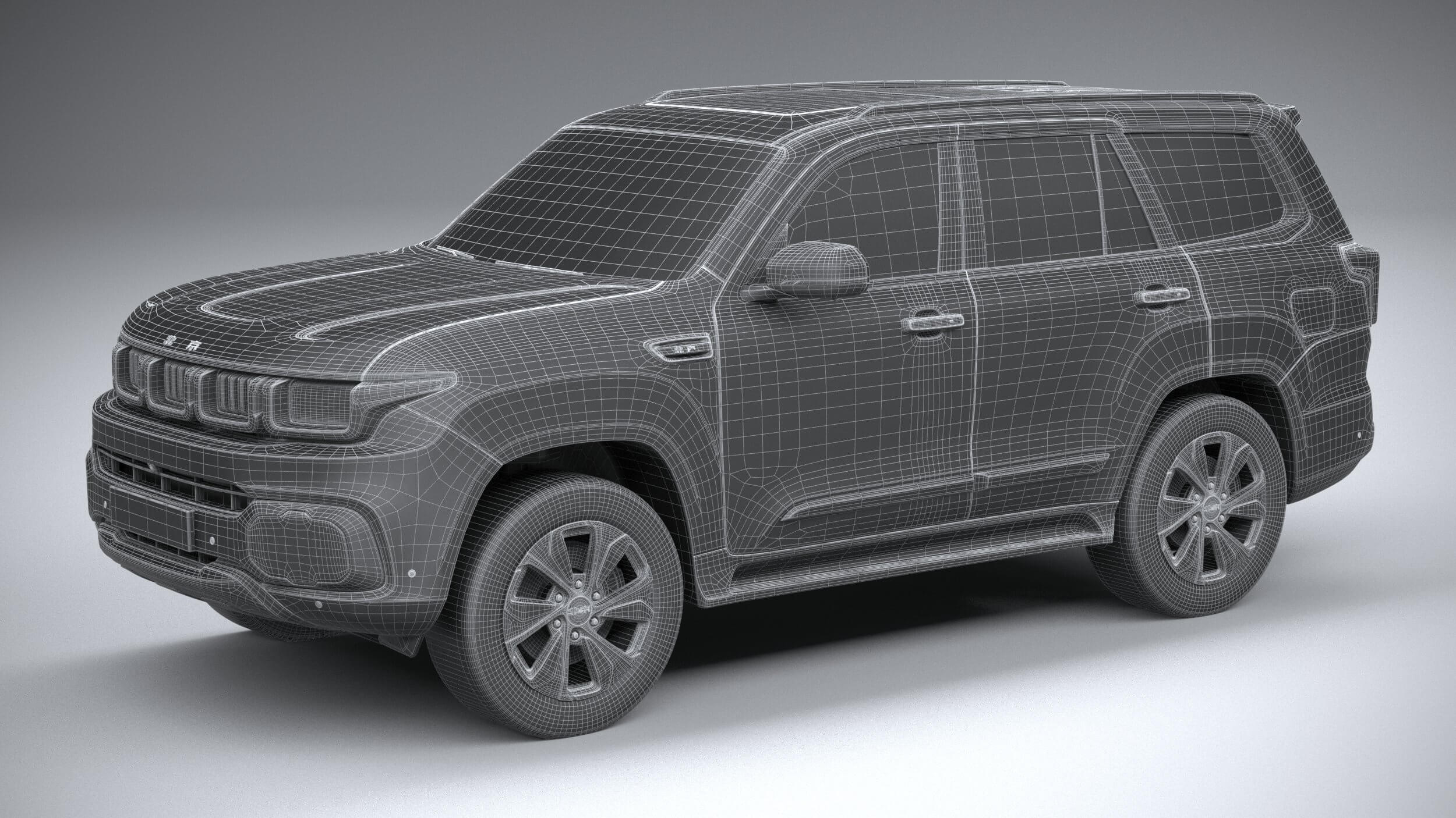 Baic Beijing BJ60 2024 - 3D Model by SQUIR