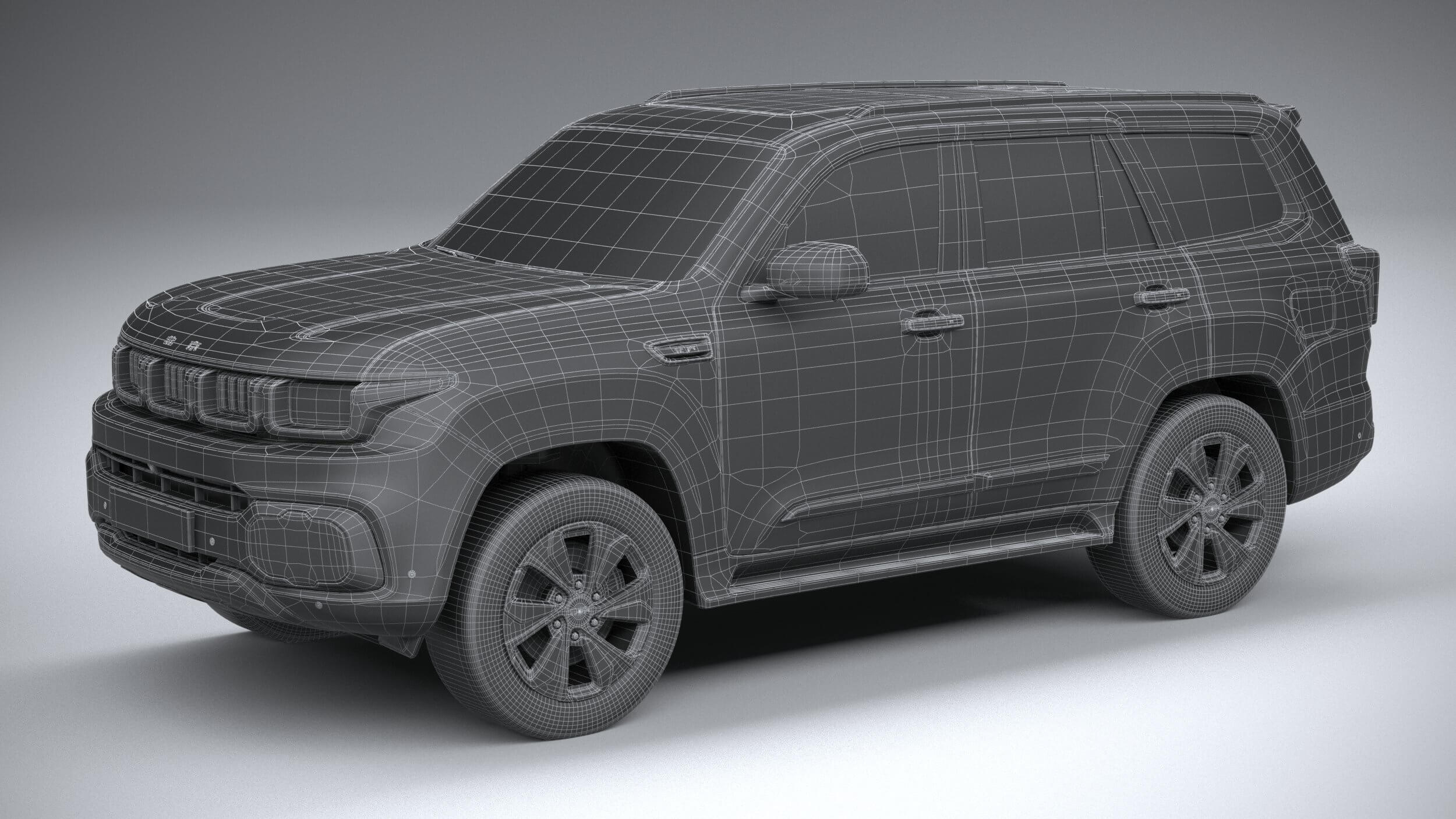 Baic Beijing BJ60 2024 - 3D Model by SQUIR