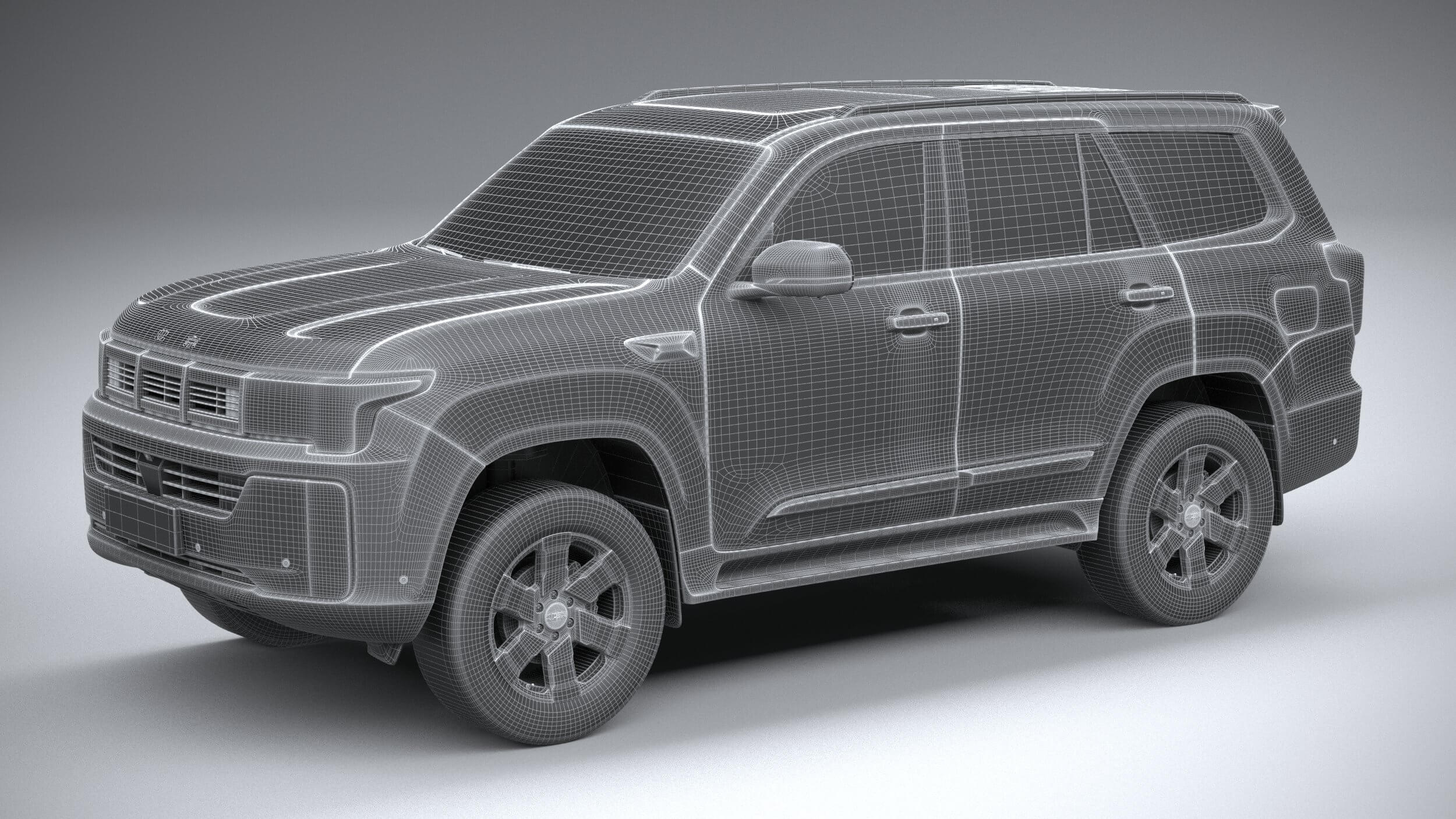 Baic Beijing Bj60E 2025 - 3D Model by SQUIR
