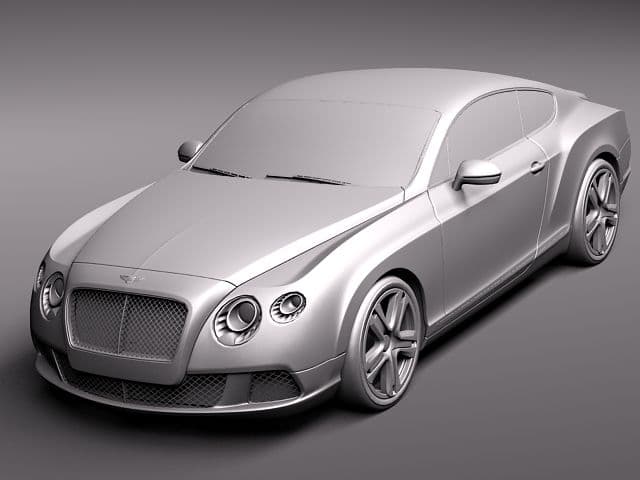 Bentley Continental GT 2012 - 3D Model by SQUIR