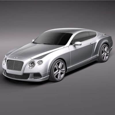 Bentley Continental GT 2012 - 3D Model by SQUIR