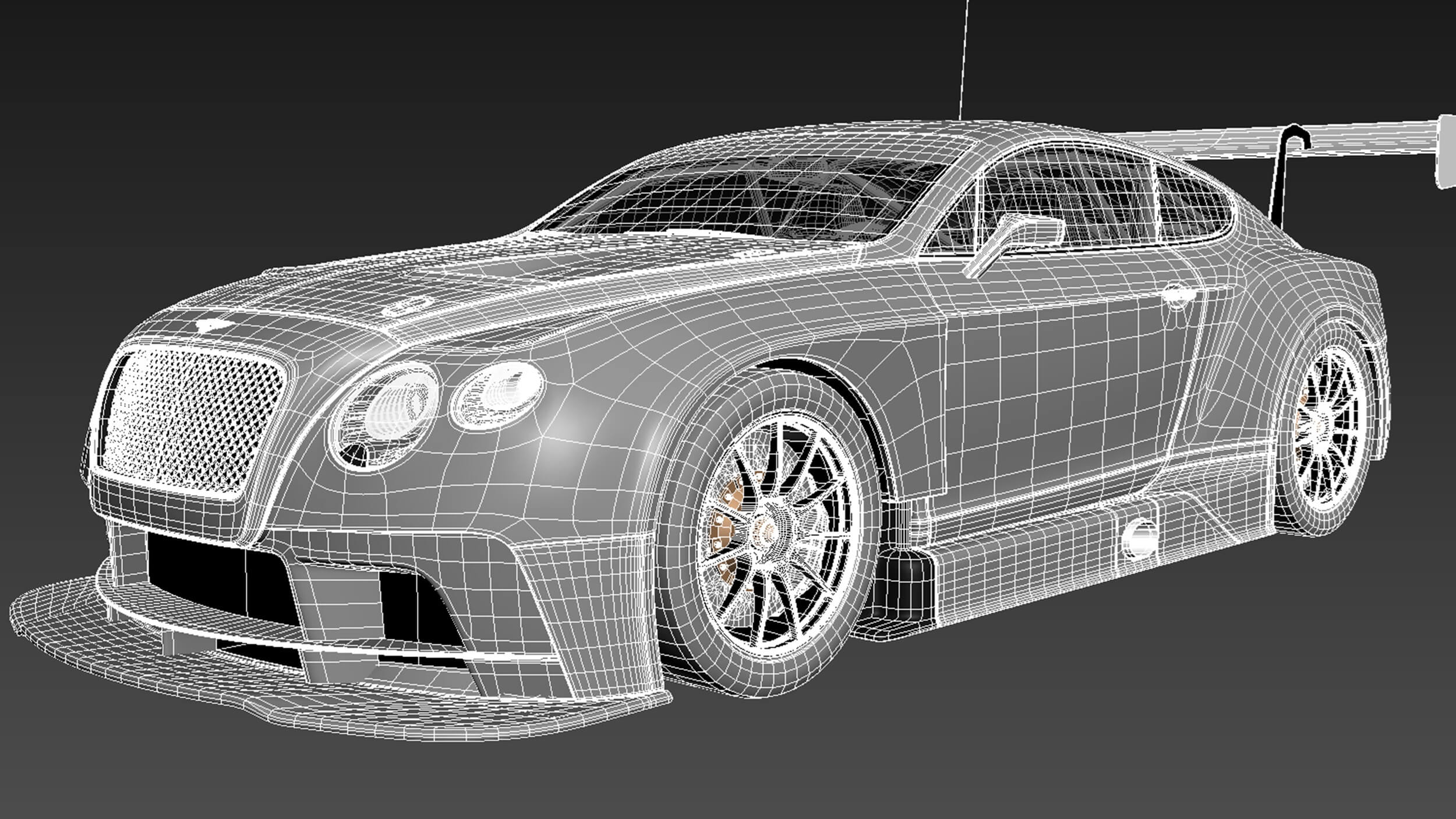 Bentley Continental GT3 2014 - 3D Model by SQUIR