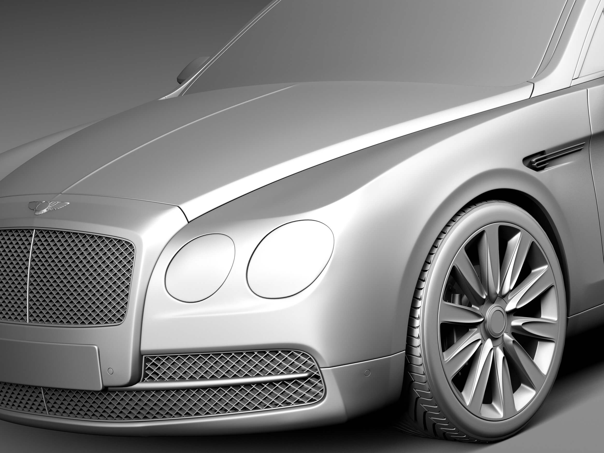 Bentley Flying Spur 2014 - 3D Model by SQUIR