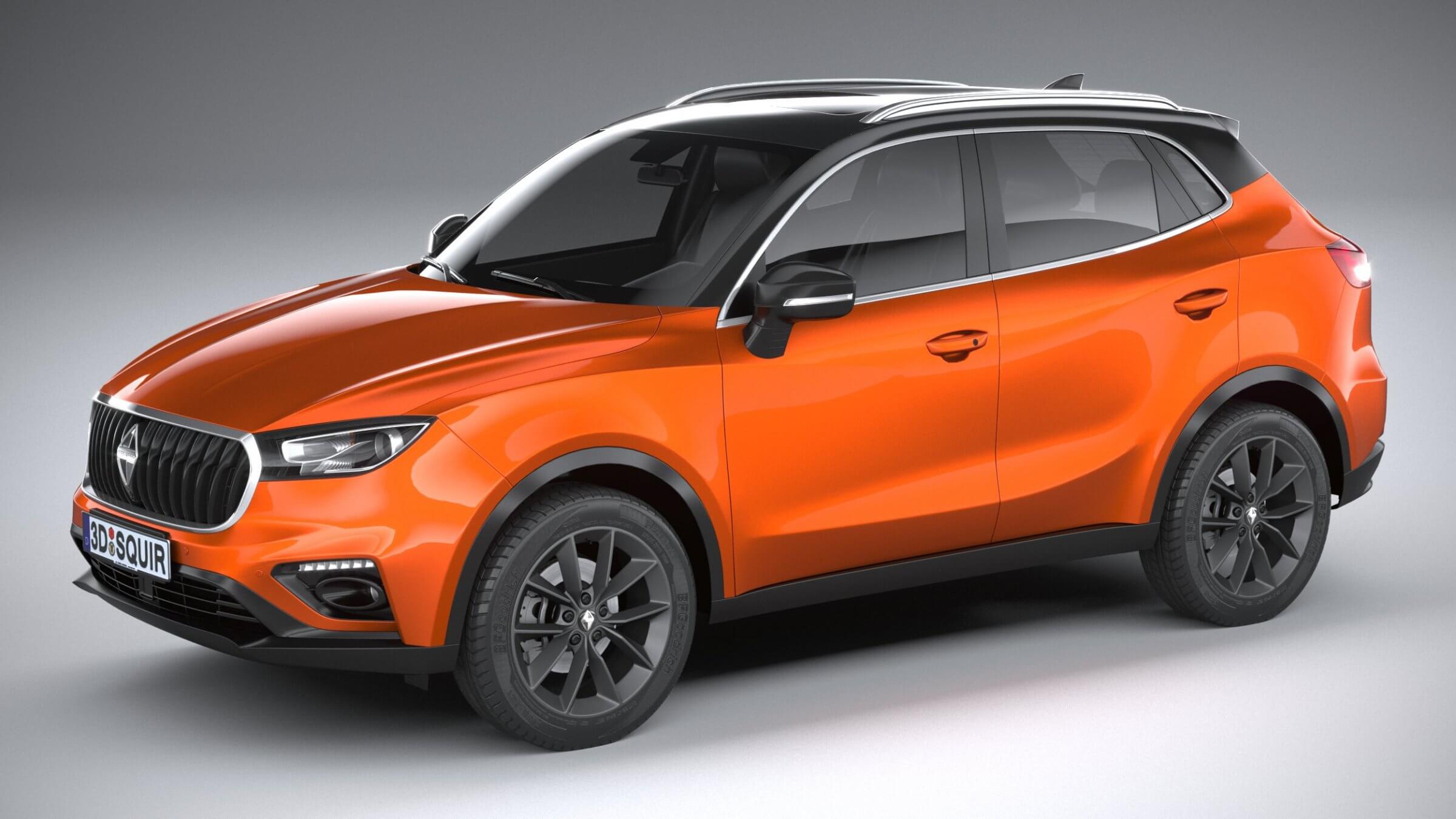 Borgward BX3 2020 - 3D Model by SQUIR