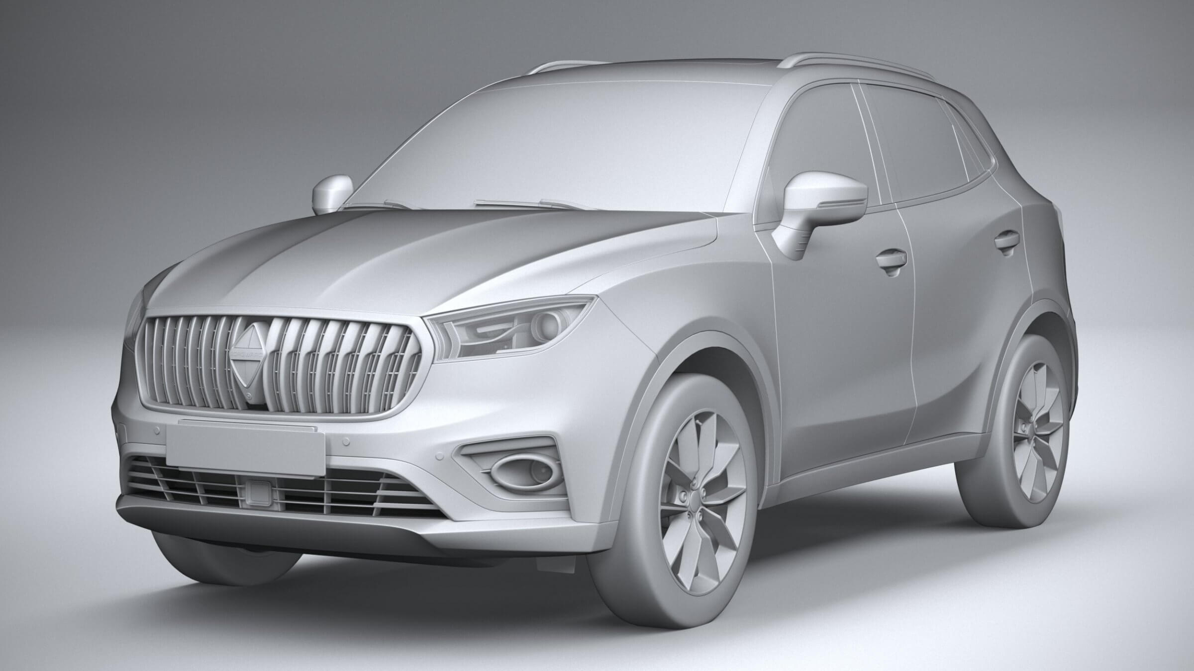 Borgward BX3 2020 - 3D Model by SQUIR