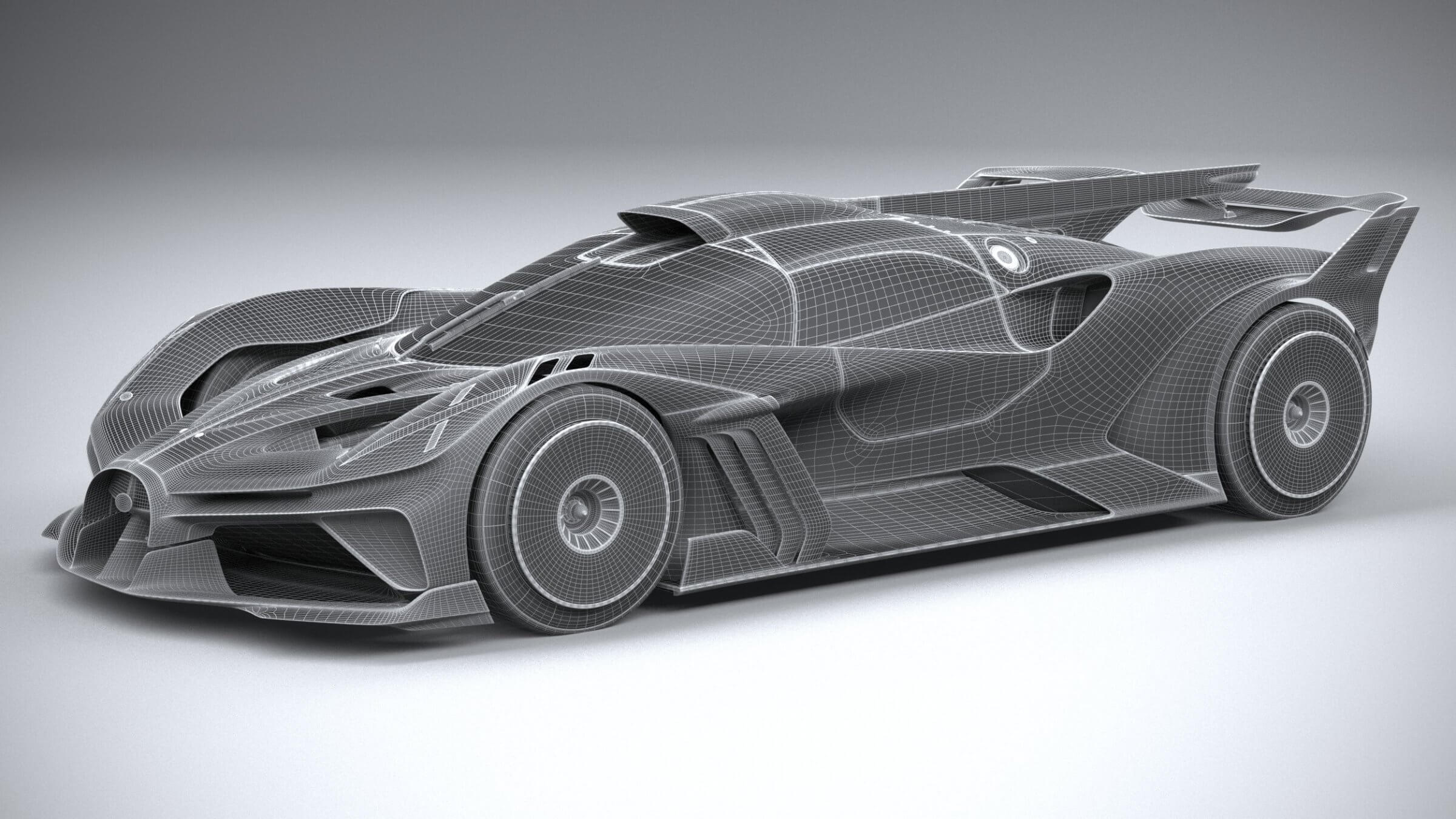 Bugatti Bolide Concept 2020 - 3D Model by SQUIR