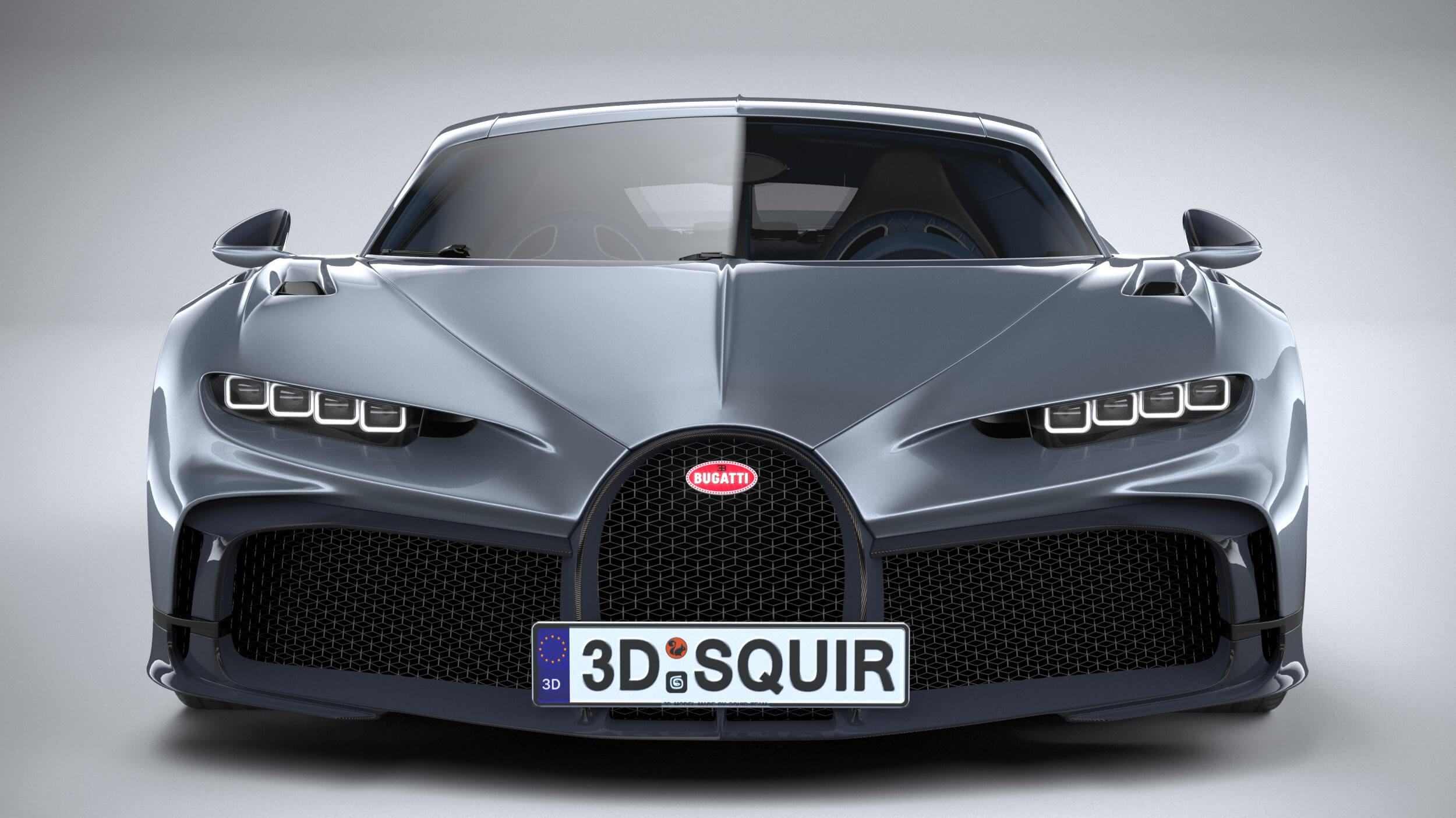 Bugatti Chiron Profilee 2022 - 3D Model by SQUIR