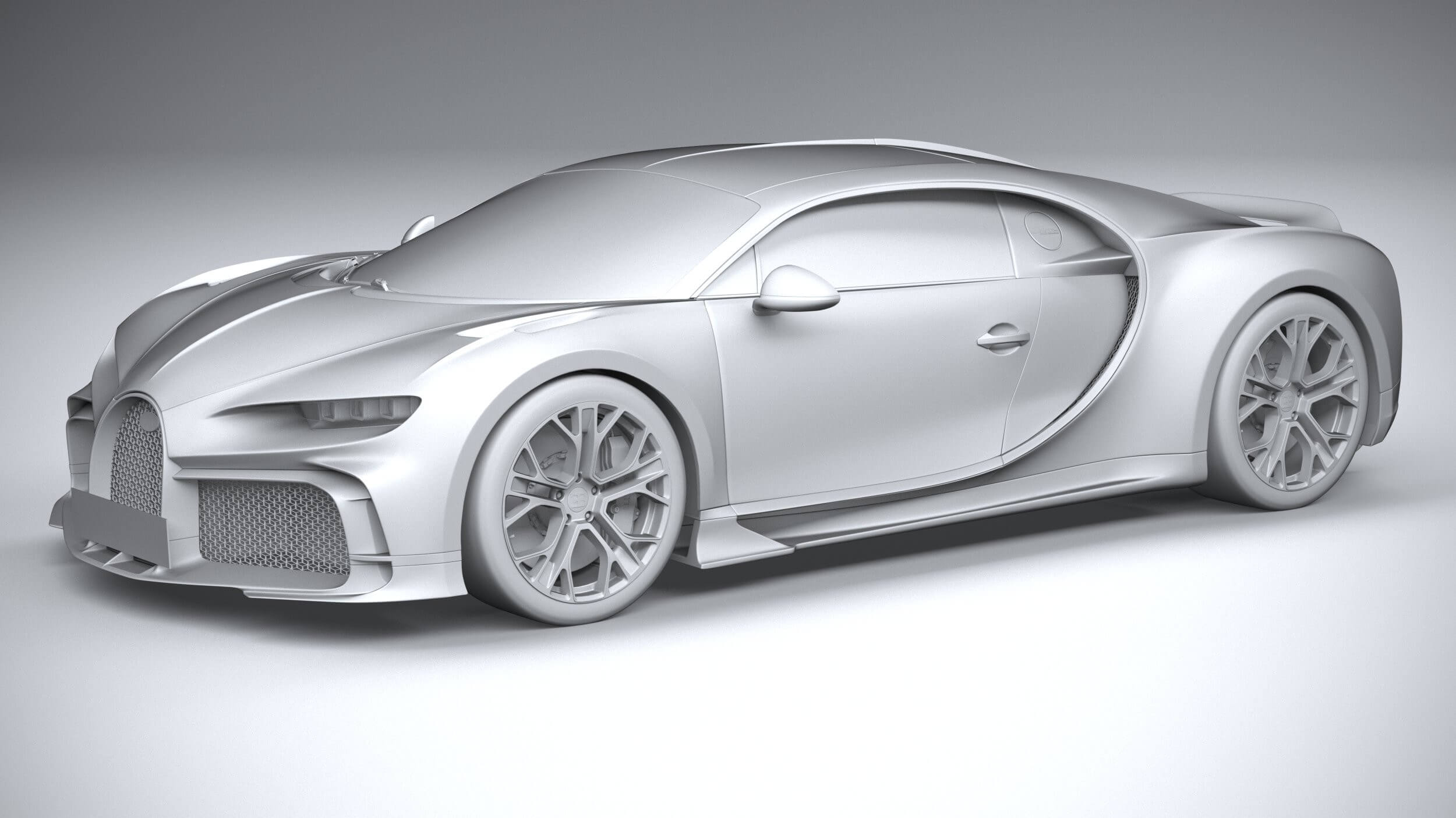 Bugatti Chiron Profilee 2022 - 3D Model by SQUIR