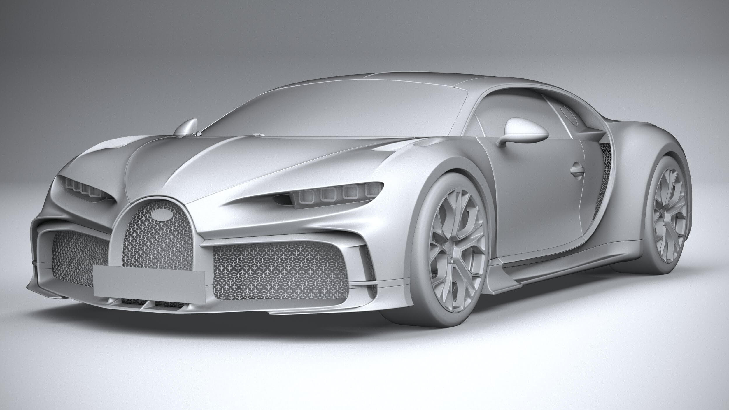 Bugatti Chiron Profilee 2022 - 3D Model by SQUIR