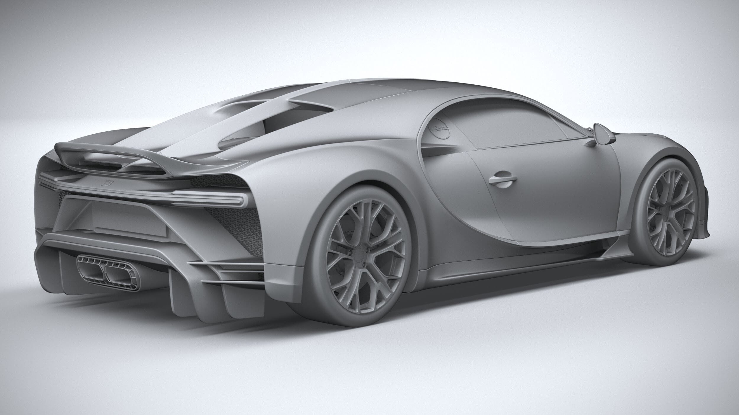 Bugatti Chiron Profilee 2022 - 3D Model by SQUIR