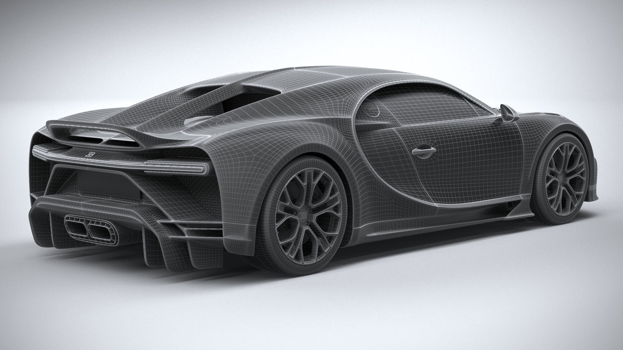 Bugatti Chiron Profilee 2022 - 3D Model by SQUIR