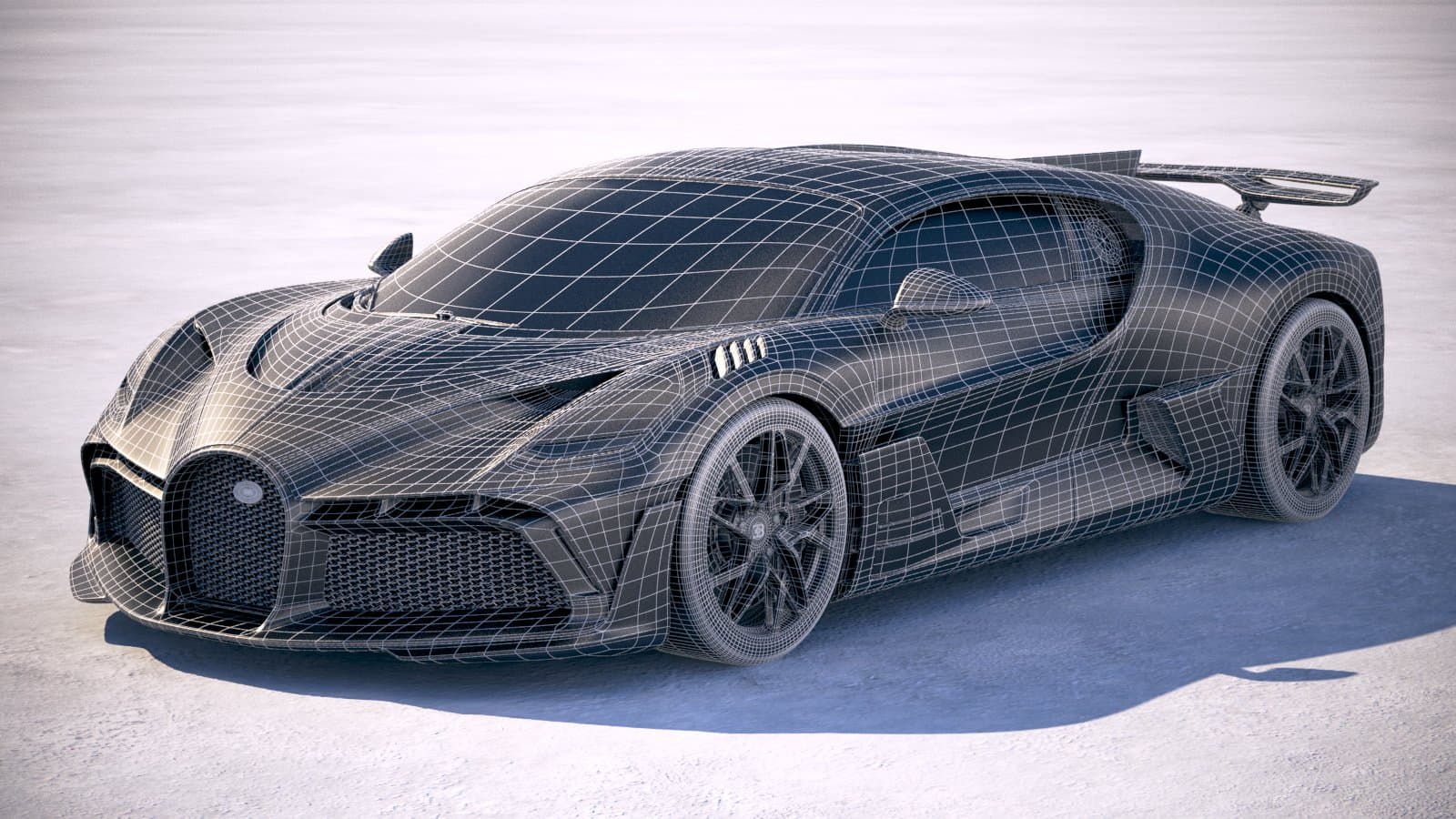 Bugatti Divo 2019 - 3D Model by SQUIR