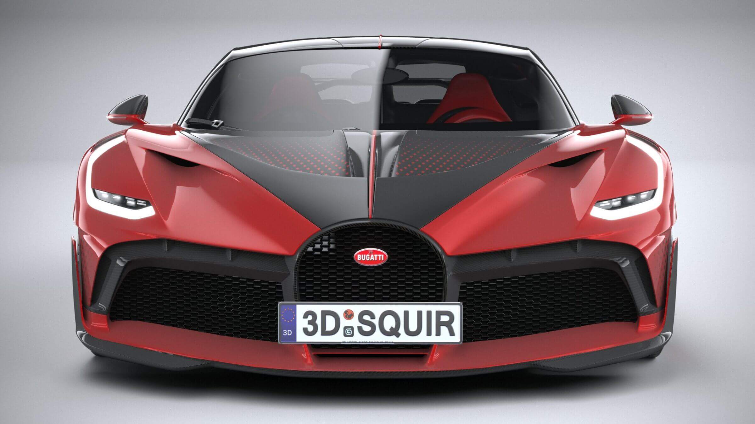 Bugatti Divo Lady Bug 2020 - 3D Model by SQUIR