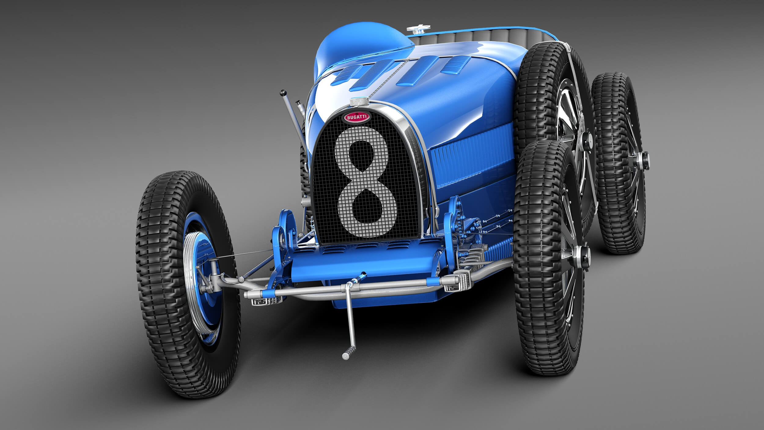 Bugatti Type 35 1925-1929 3D Model by SQUIR