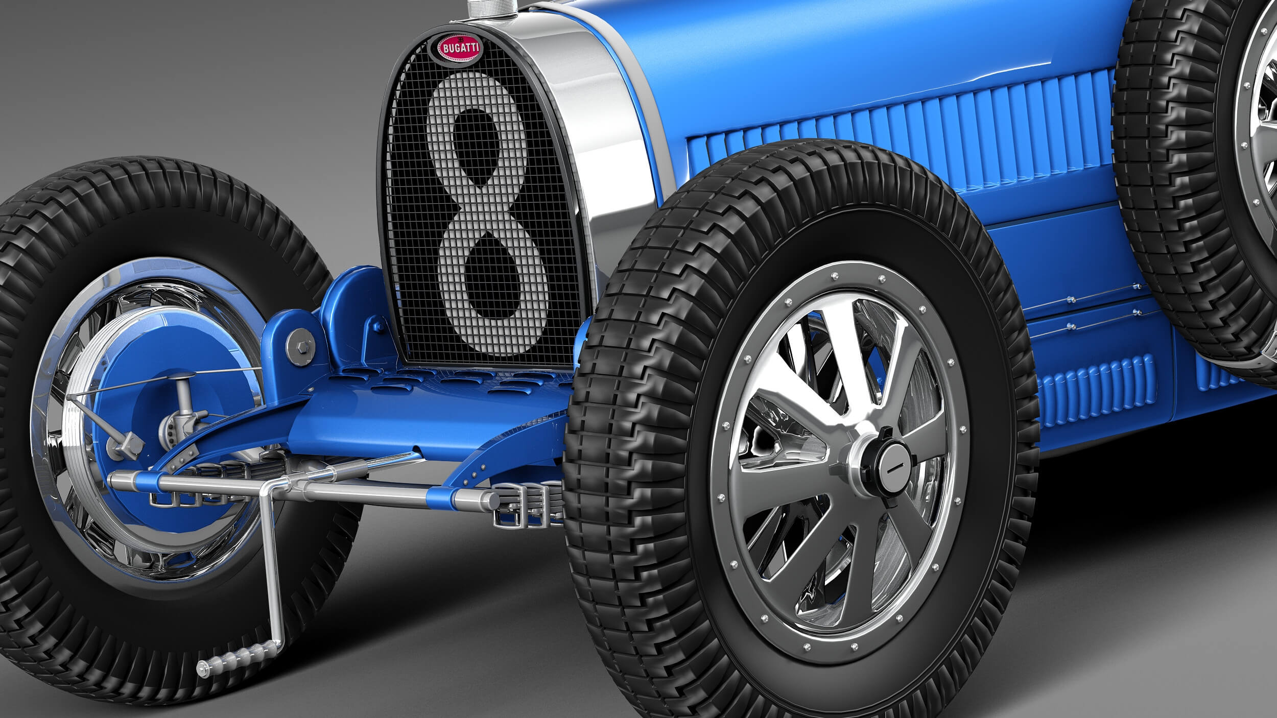 Bugatti Type 35 1925-1929 3D Model by SQUIR